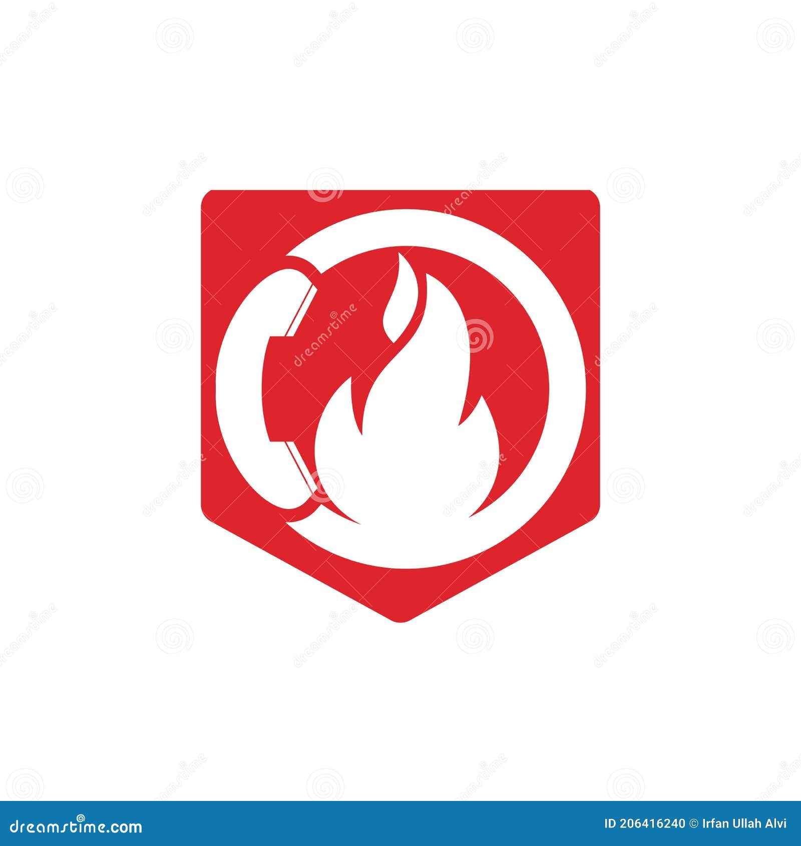 Hot Call Vector Logo Design Concept. Stock Vector - Illustration of ...