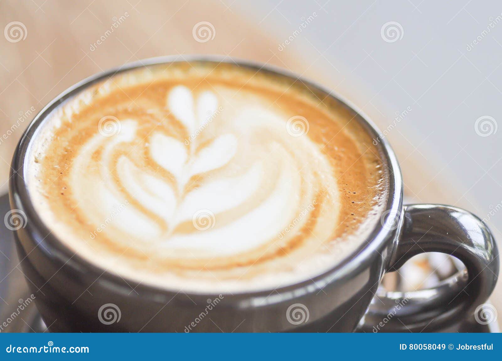 Hot cappuccino ,hot coffee stock image. Image of dark - 80058049