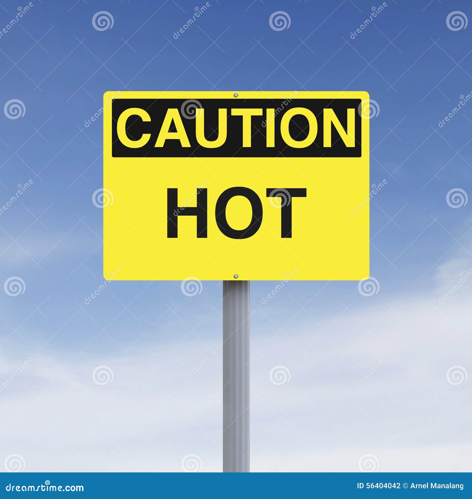 It is Hot stock photo. Image of safety, warning, road - 56404042