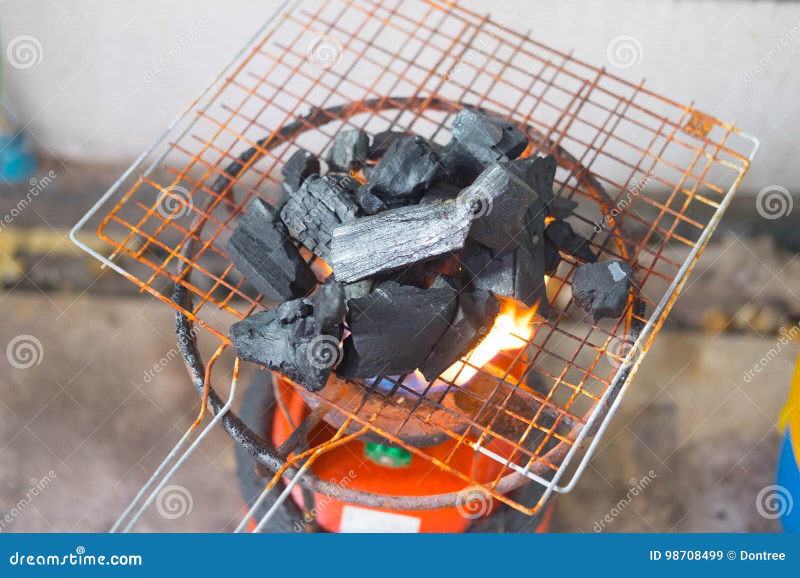 Hot charcoal stock image. Image of black, blaze, glow - 98708499