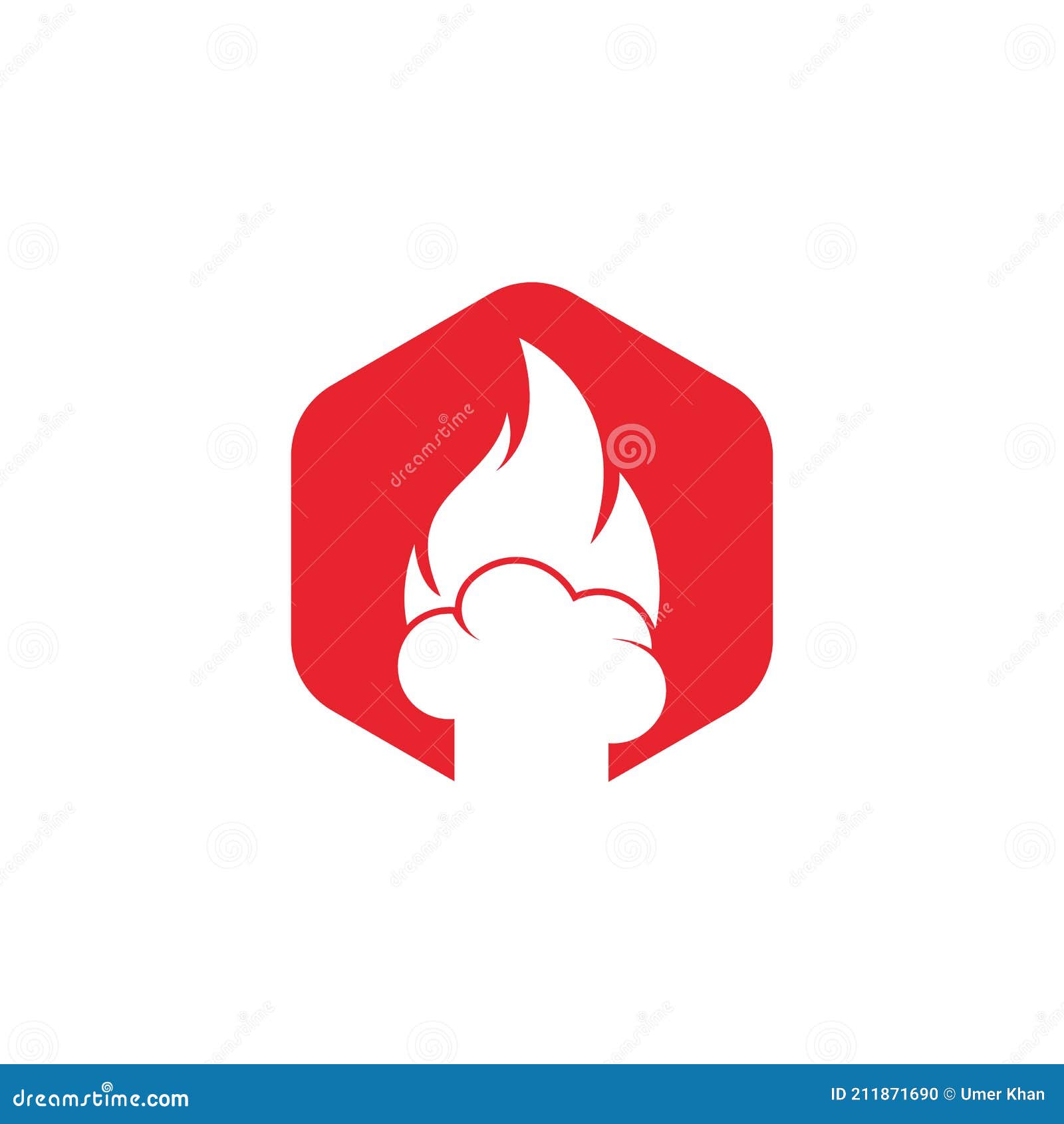 Hot Chef Vector Logo Design Template. Stock Vector - Illustration of ...