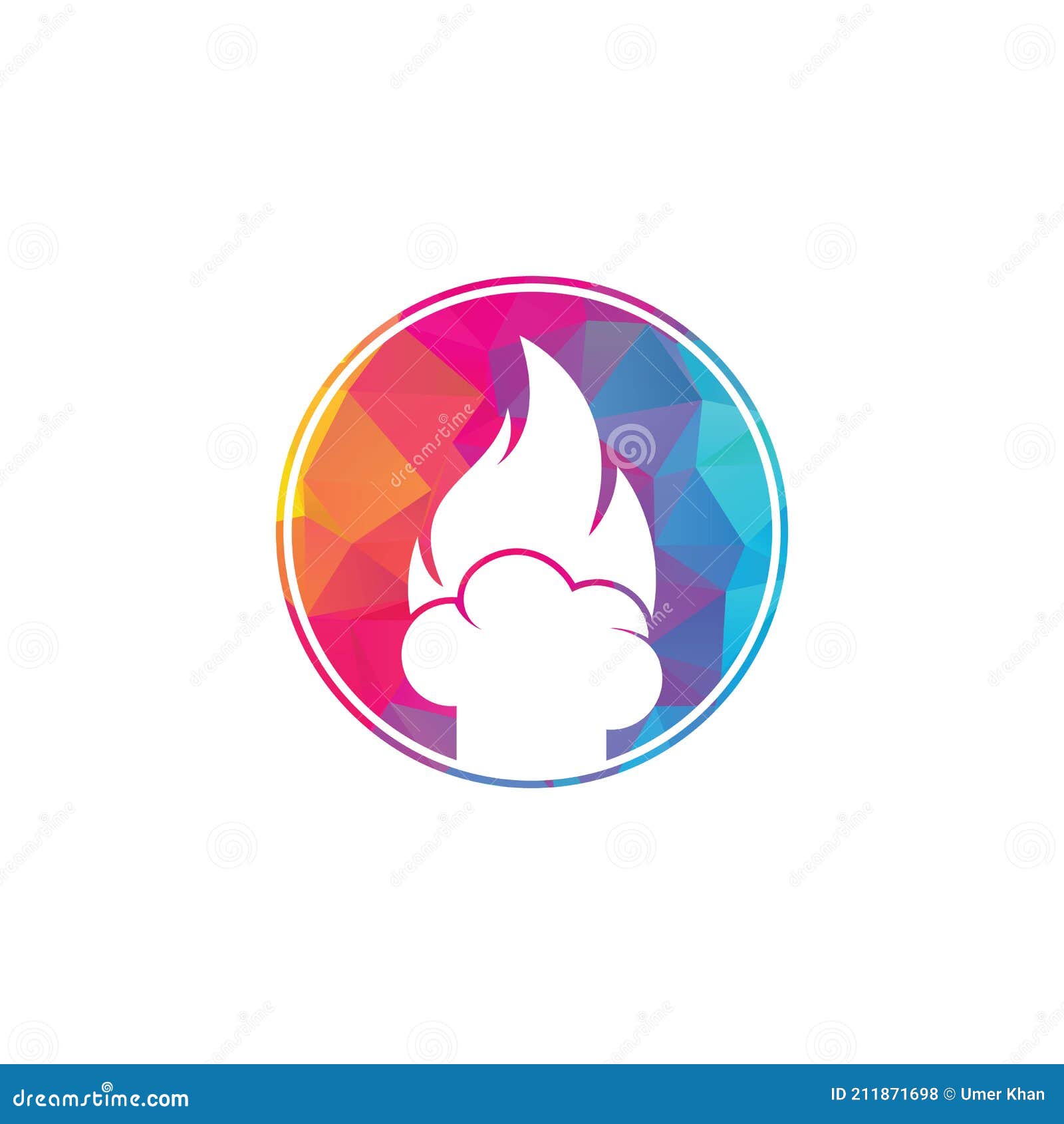 Hot Chef Vector Logo Design Template. Stock Vector - Illustration of ...