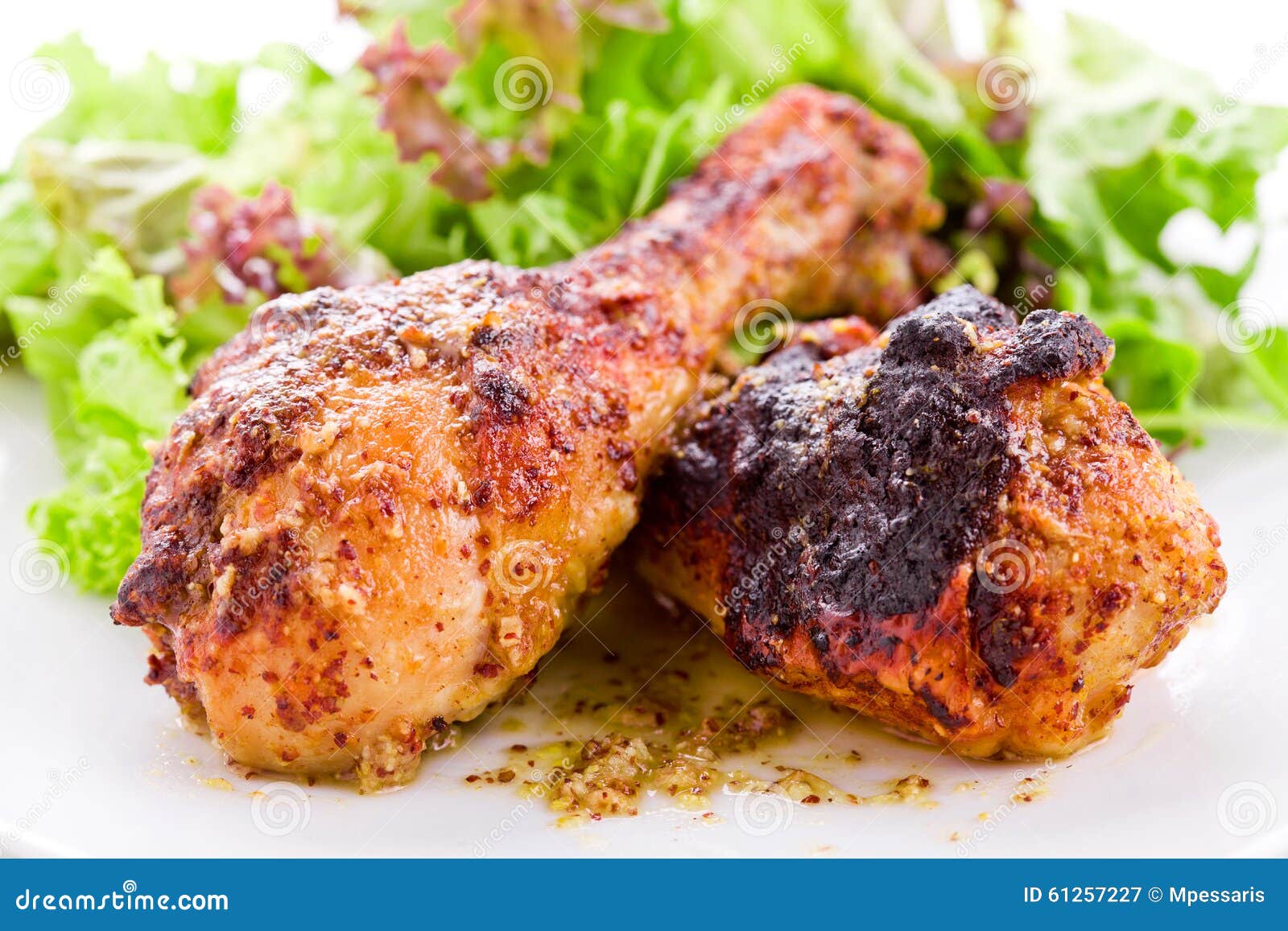 Hot Chicken Legs stock image. Image of barbecue, herbs - 61257227
