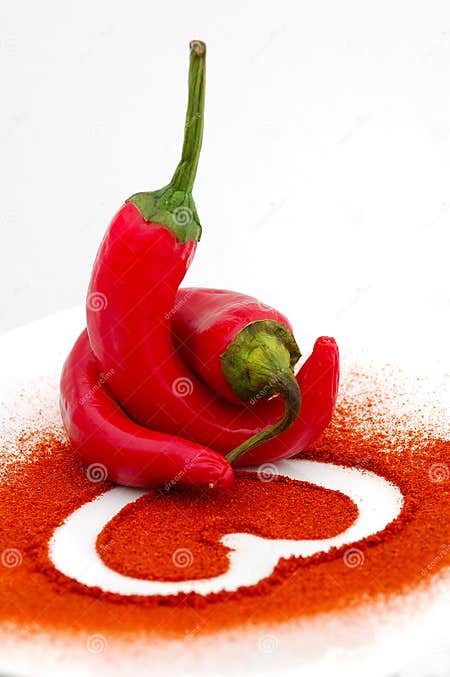 Hot chili stock photo. Image of ingredient, cooking, fire - 5500450