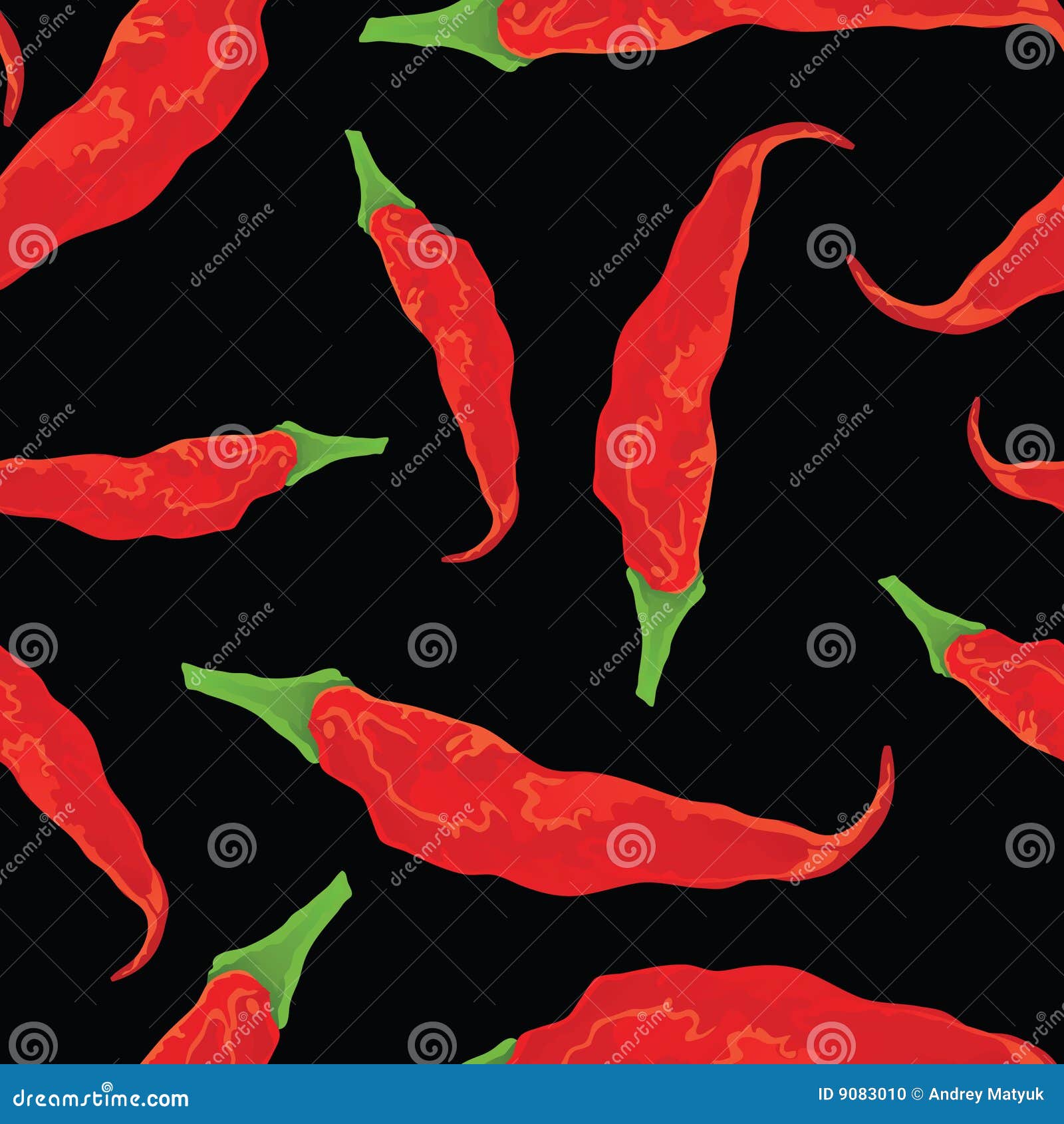 Hot chili paper seamless stock vector. Illustration of wrap - 9083010