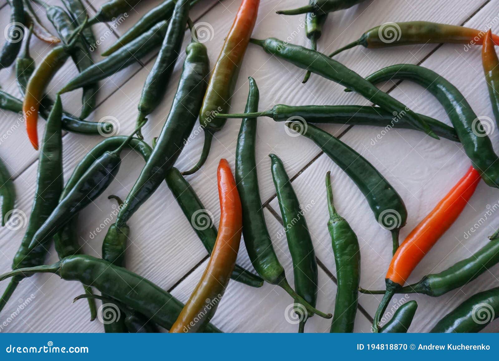 Hot Chili Peppers on the Table Stock Photo - Image of brown, cutting ...