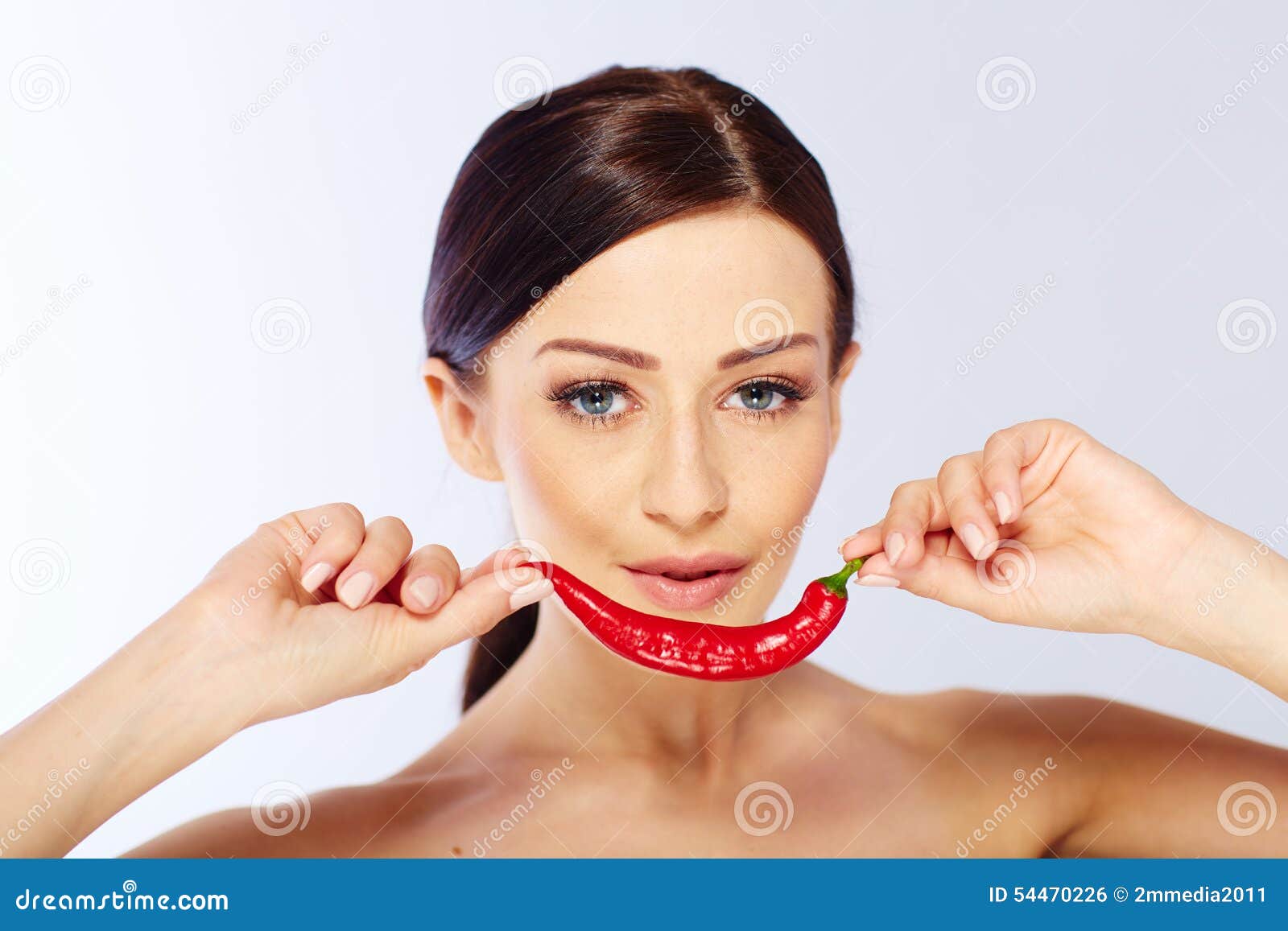Hot chili stock photo. Image of healthy, beautiful, face - 54470226