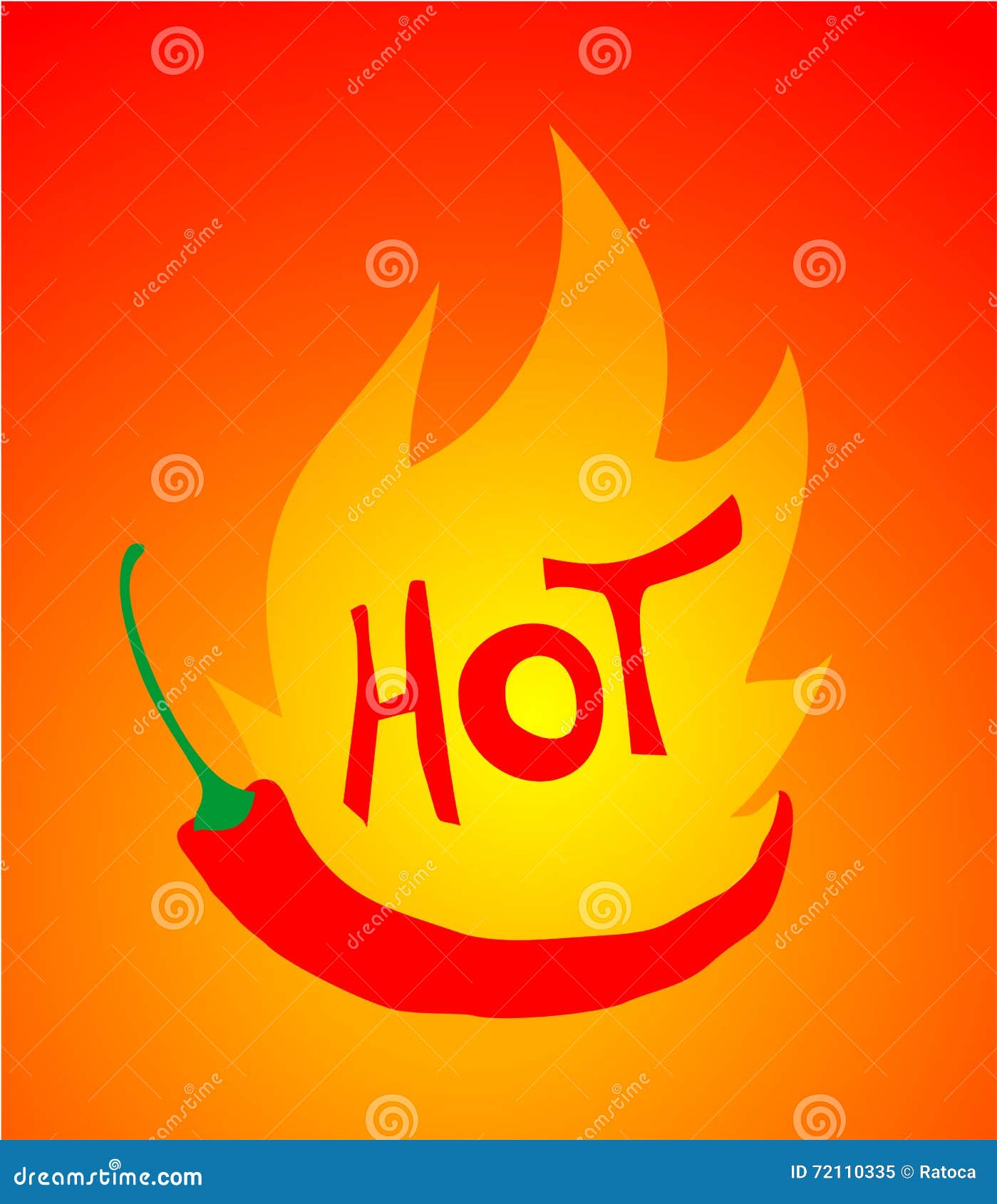 Hot chilli symbol stock vector. Illustration of symbol - 72110335