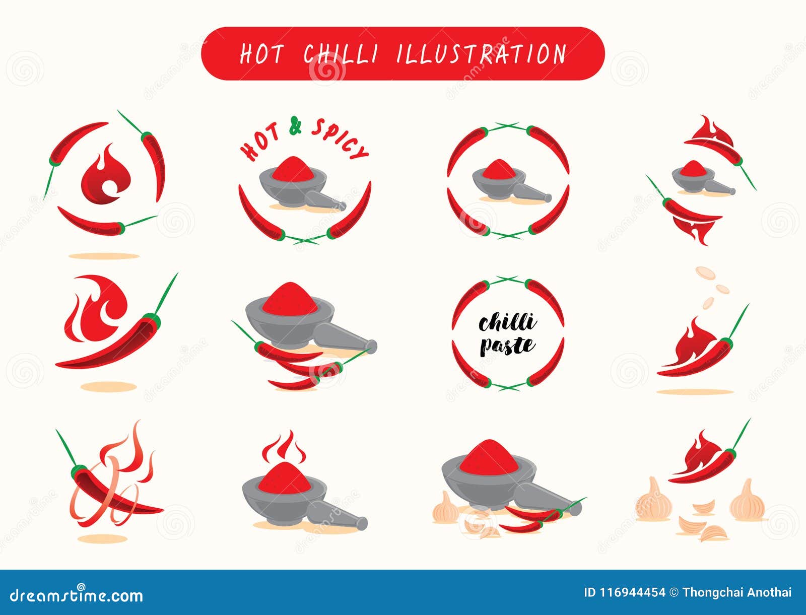 Chilli Vector Icon Illustration. Cute Vegetable. Flat Cartoon Style ...