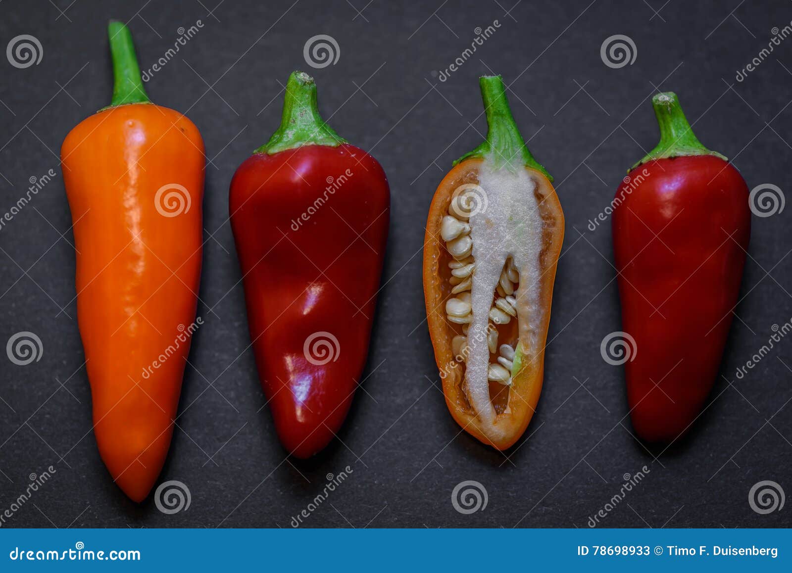 Hot chillies 01 stock image. Image of reflection, sizes - 78698933