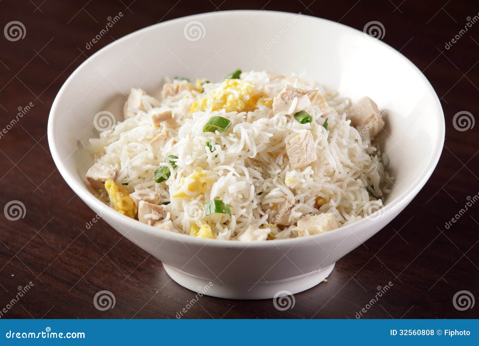 Hot Chinese Rise with Garnish Stock Photo - Image of dish, culture ...