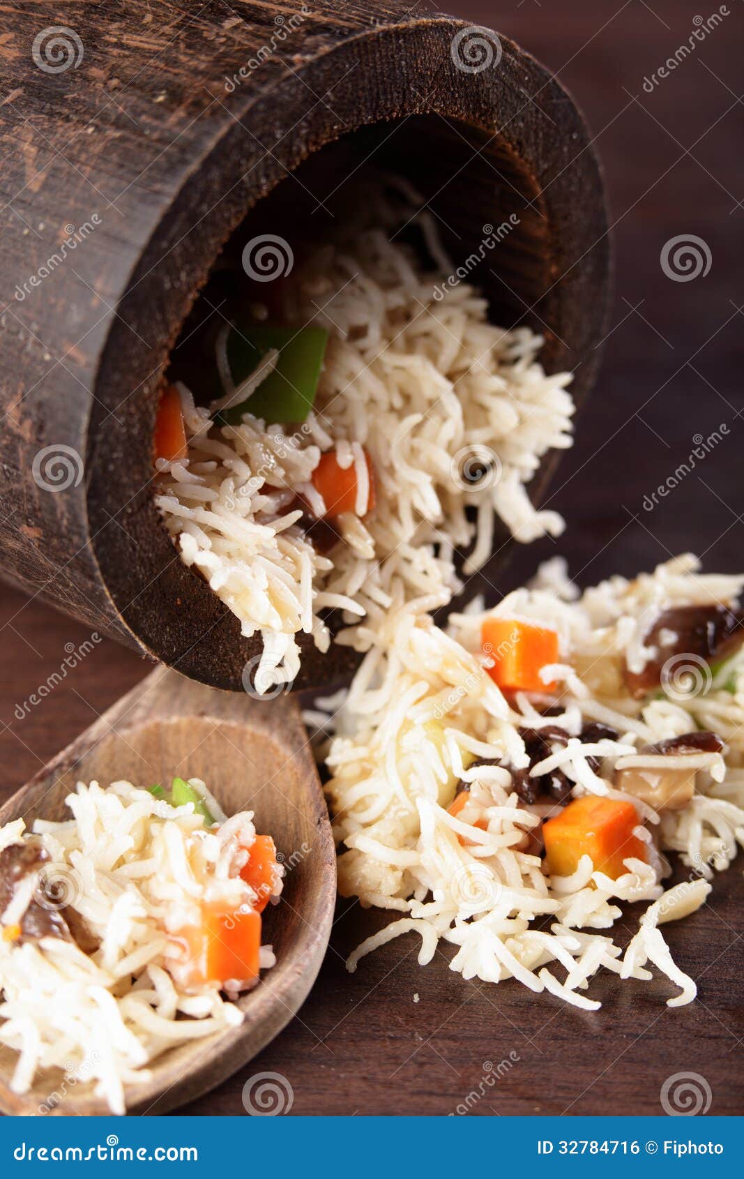 Hot Chinese Rise with Garnish Stock Photo - Image of food, house: 32784716