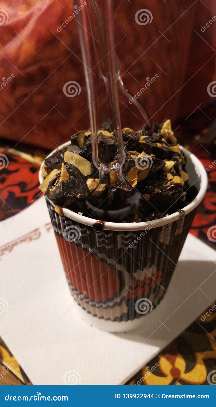 Hot choco fudge stock photo. Image of fudge, choco - 139922944