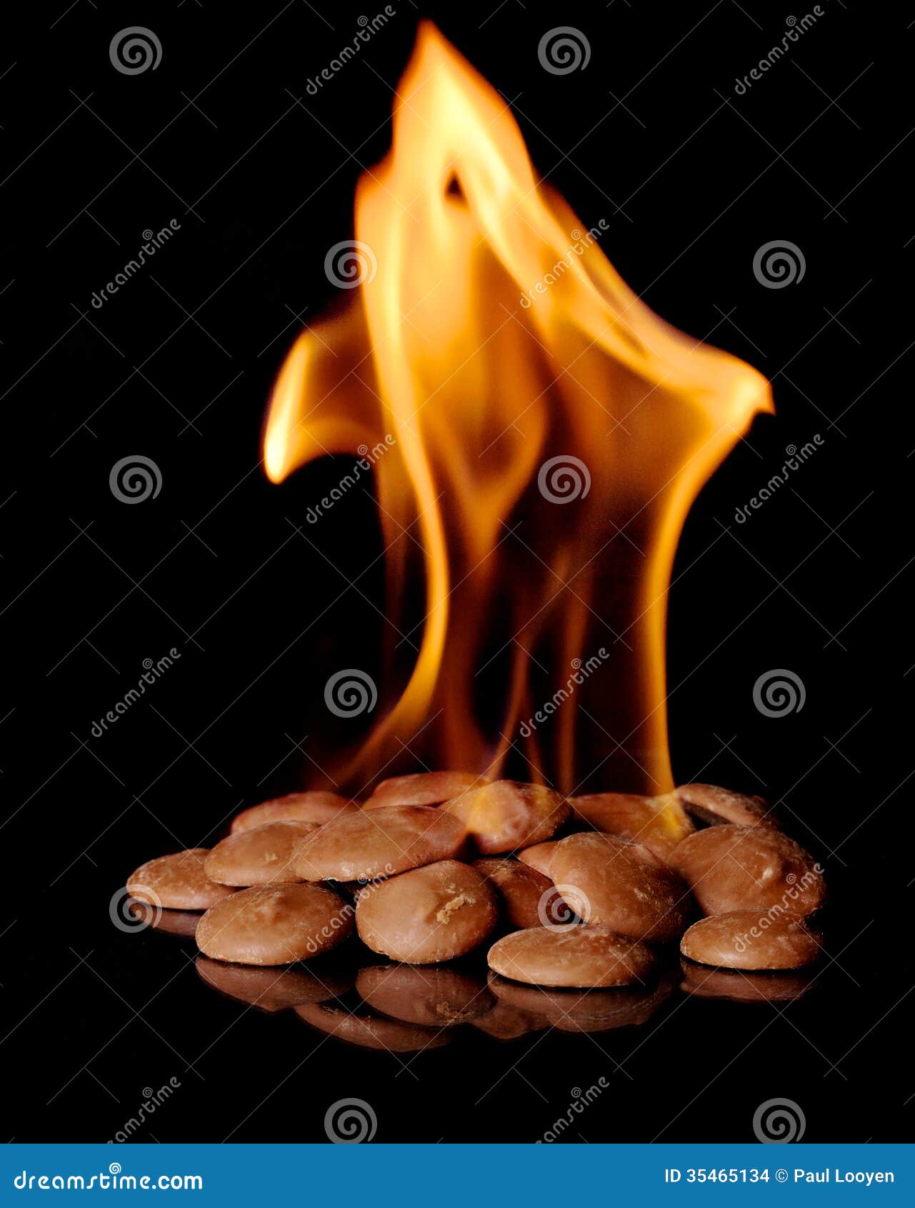 Hot choco stock photo. Image of flame, closeup, food - 35465134