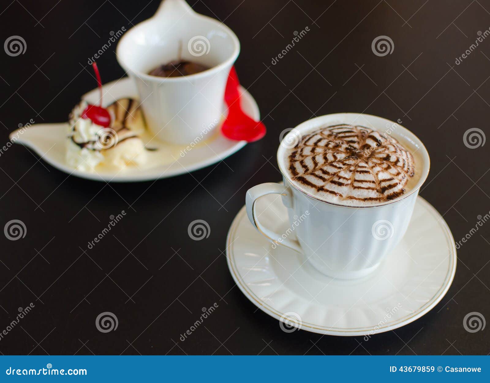 Hot Chocolate stock image. Image of cinnamon, brown, cafe - 43679859