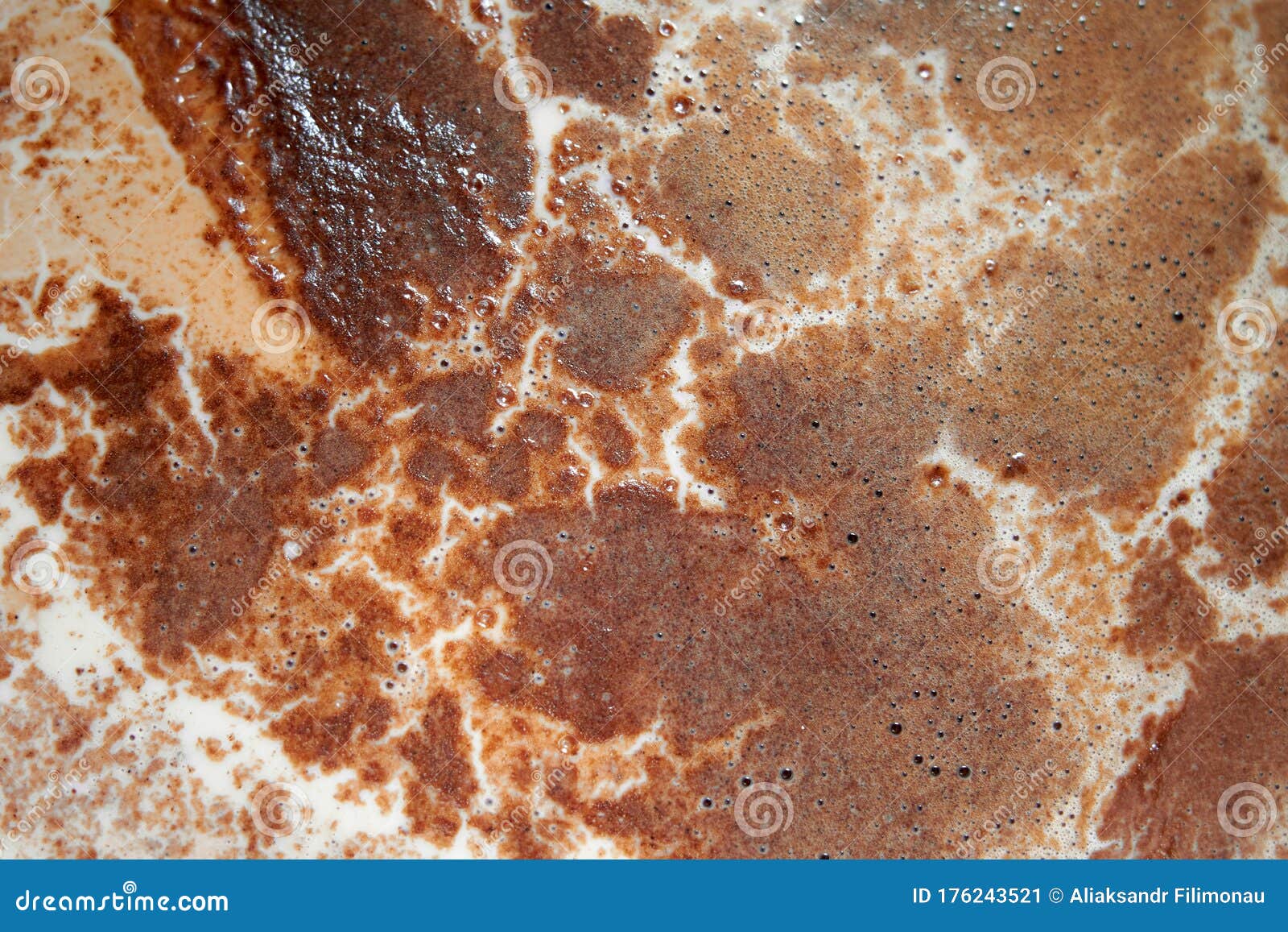 Hot Chocolate Cocoa Drink Close Up Macro Foam Texture Stock Image ...