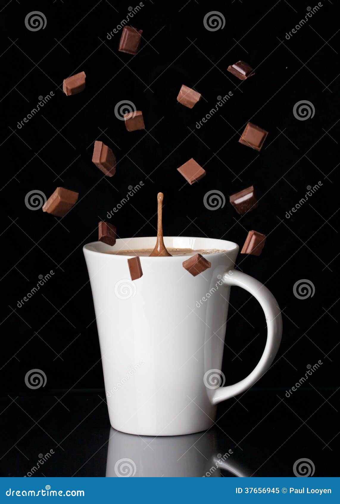 Hot chocolate stock image. Image of isolated, cooking - 37656945