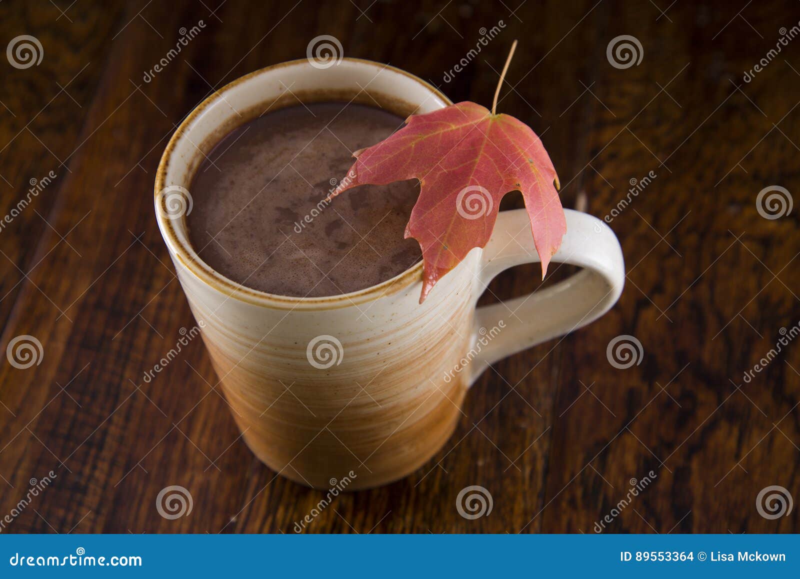 Hot Chocolate in the Fall stock photo. Image of orange - 89553364