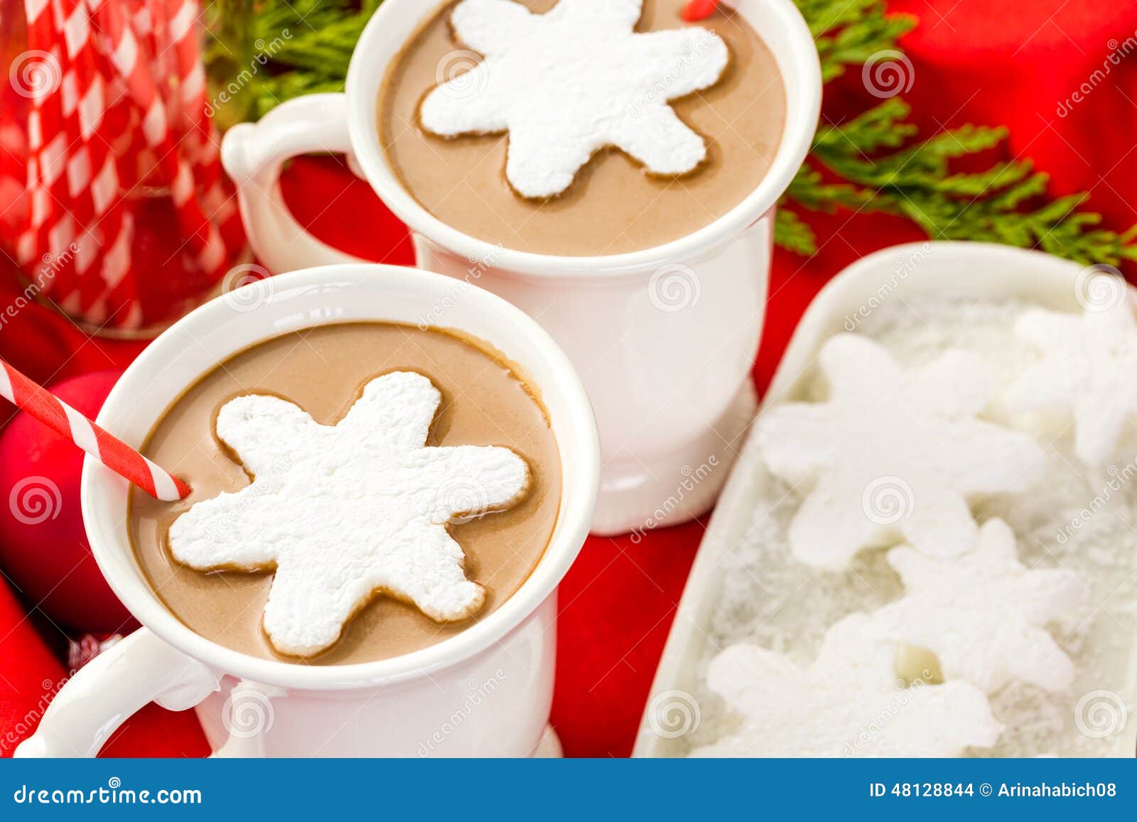 Hot chocolate stock photo. Image of christmas, beverage - 48128844