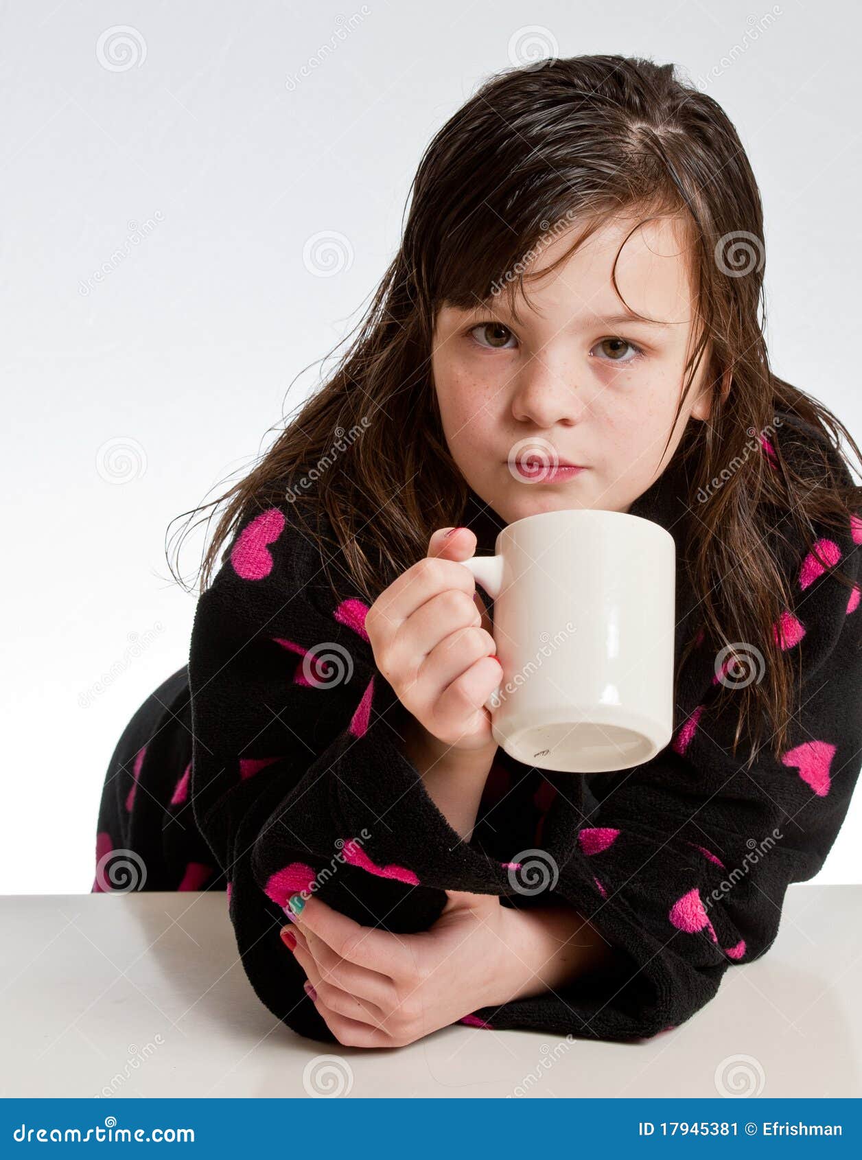 Hot Chocolate Let s Talk stock image. Image of girl, communication ...