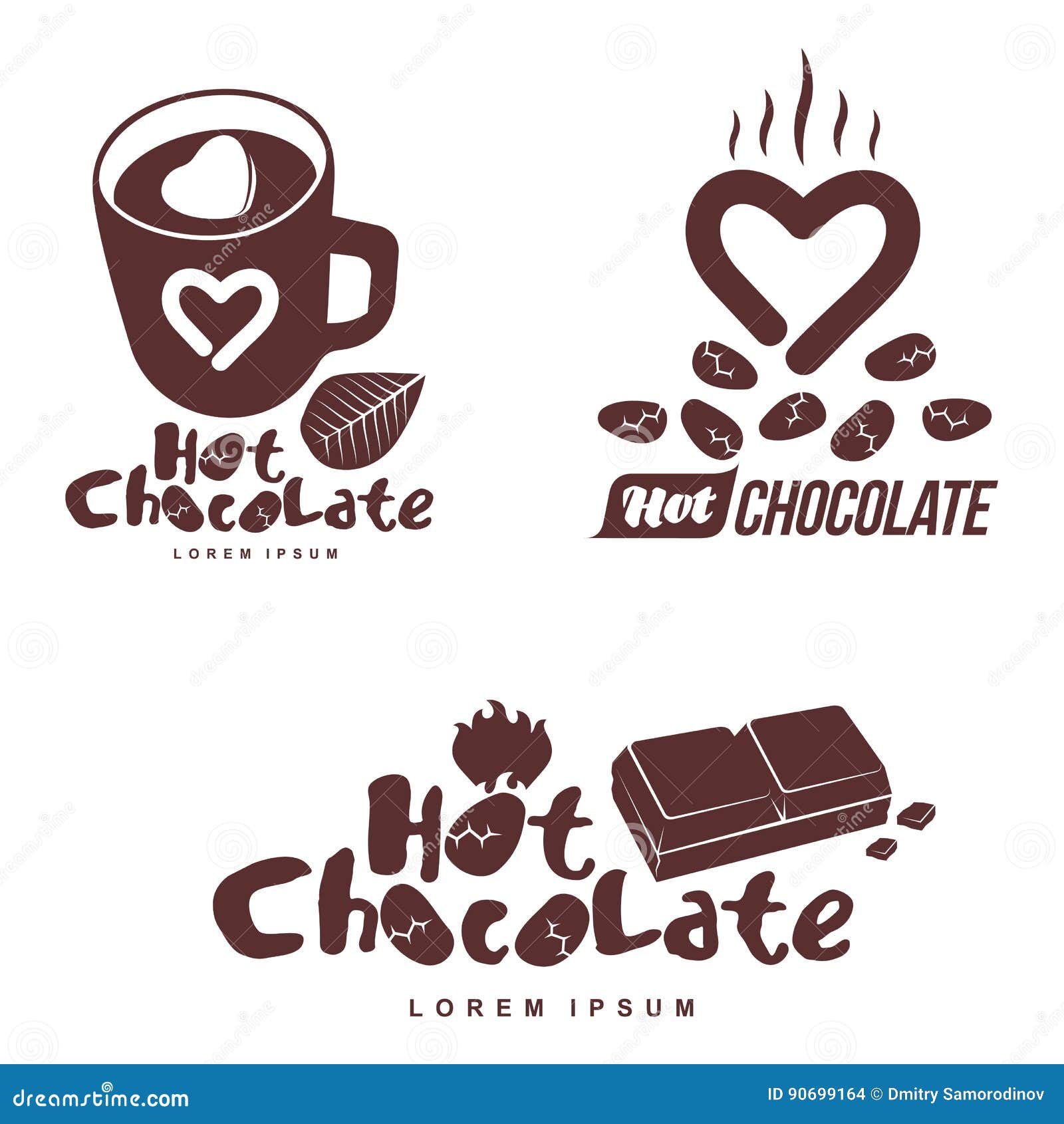 Hot Chocolate Logo Template Stock Illustration - Illustration of drink ...