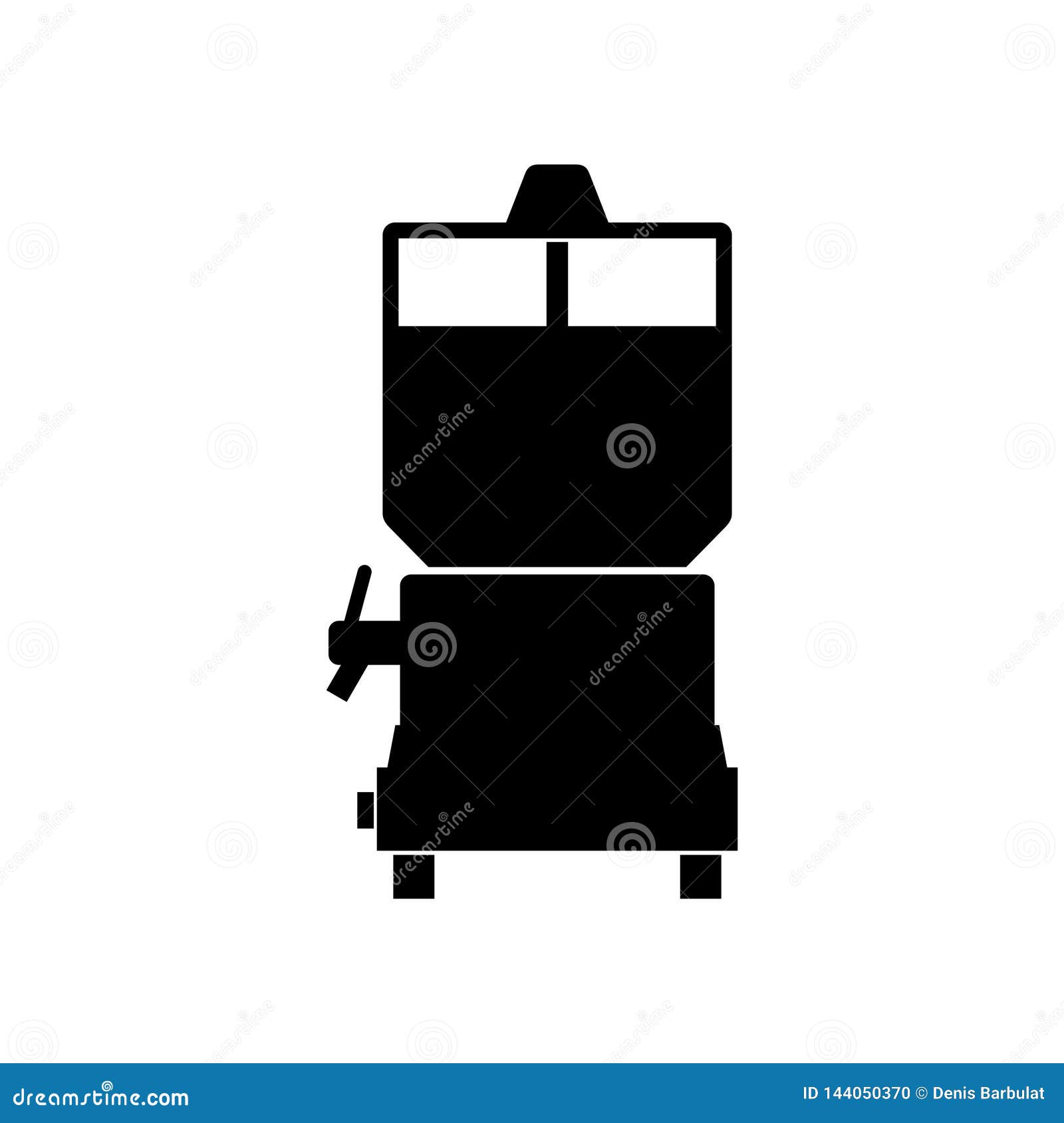 Hot Chocolate Machine stock vector. Illustration of restaurant - 144050370