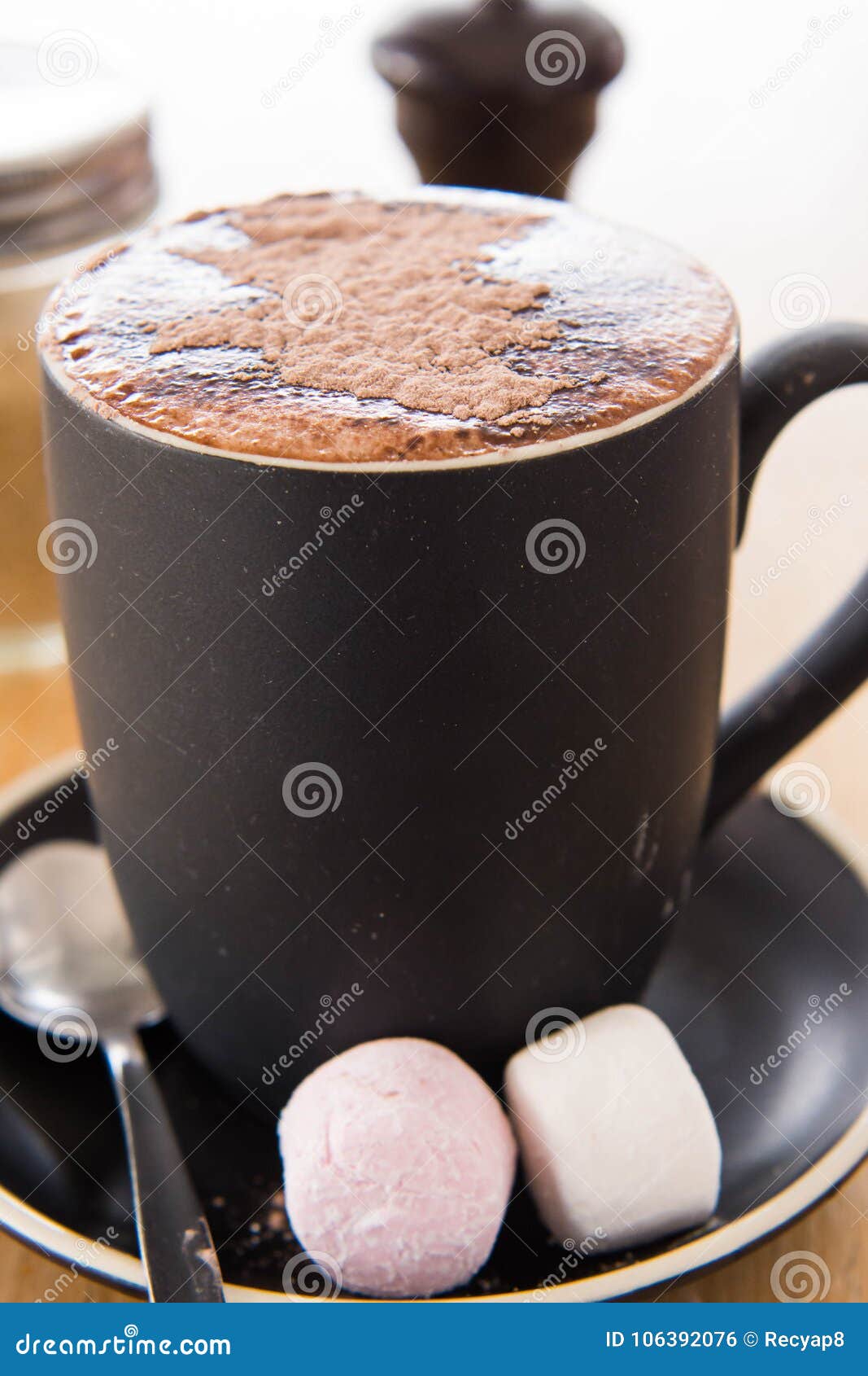 Hot Chocolate with Marsh Mallows Stock Photo - Image of happy, home ...