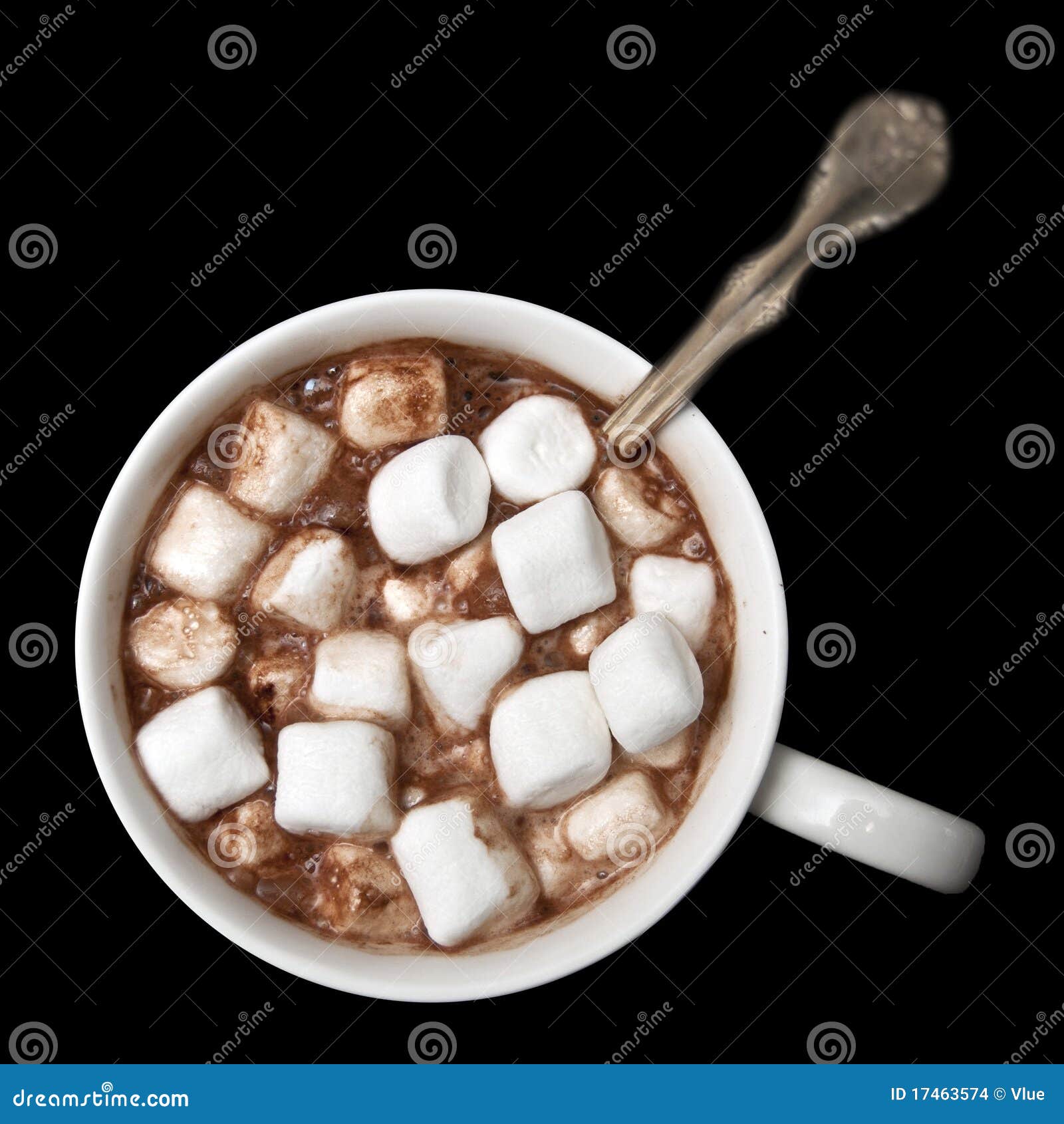 Hot Chocolate with Marshmellows Stock Photo - Image of brown, foam ...