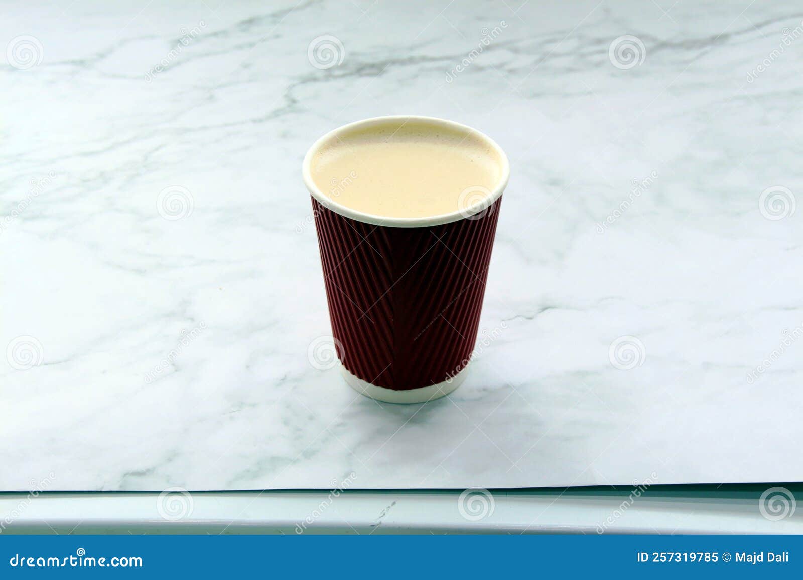 Hot Chocolate in a Paper Cup Stock Image - Image of coffee, tableware ...