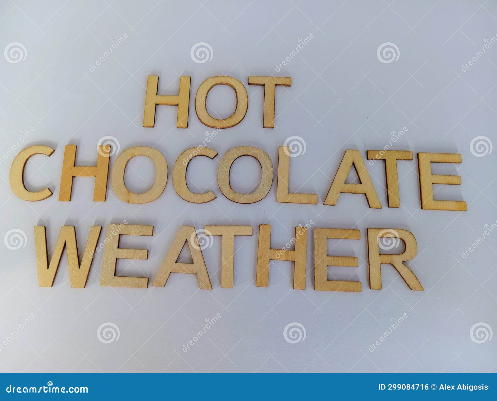 Hot Chocolate Weather Winter Message Stock Photo - Image of festive ...