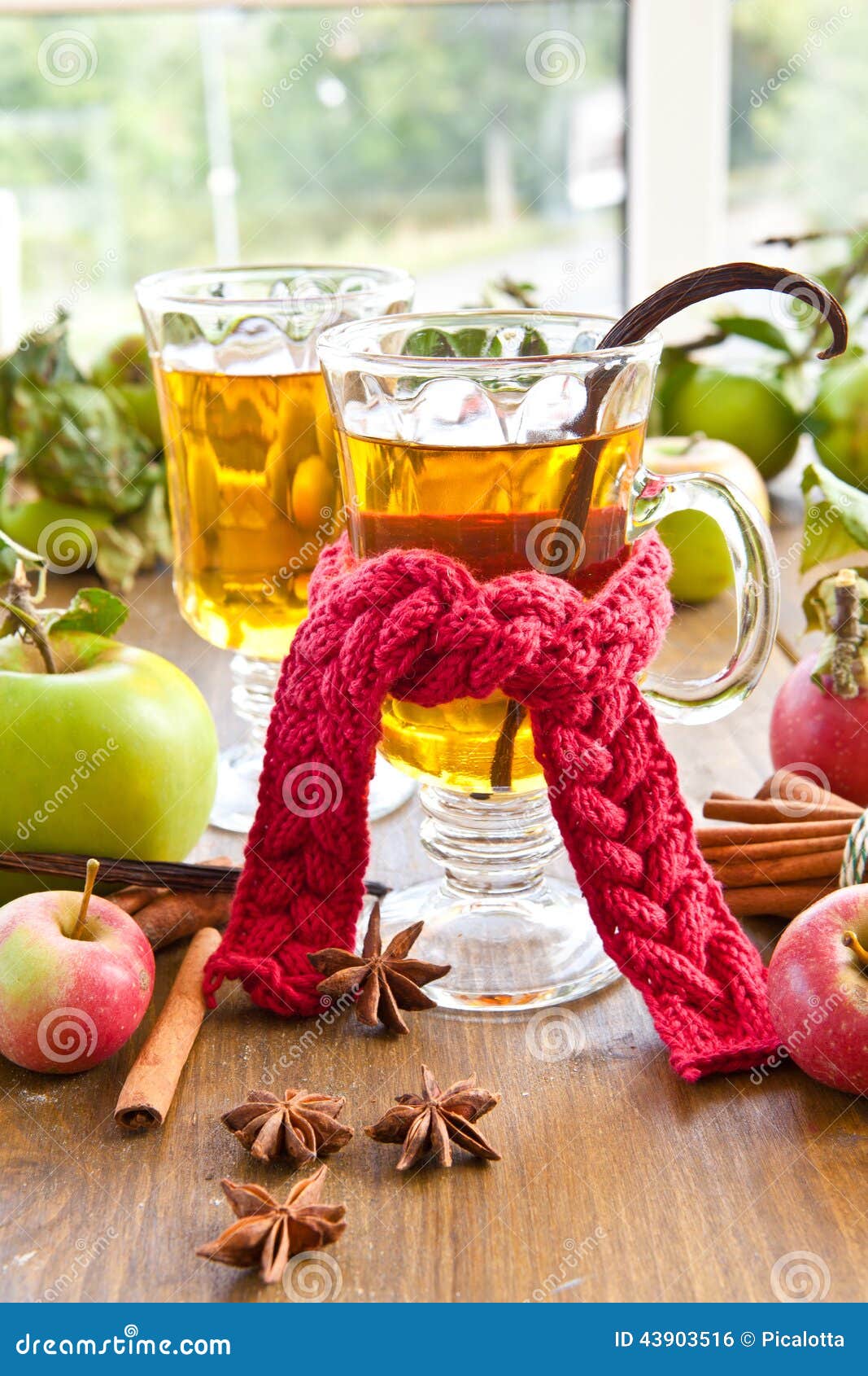 Hot cider with spices stock photo. Image of drink, bright - 43903516
