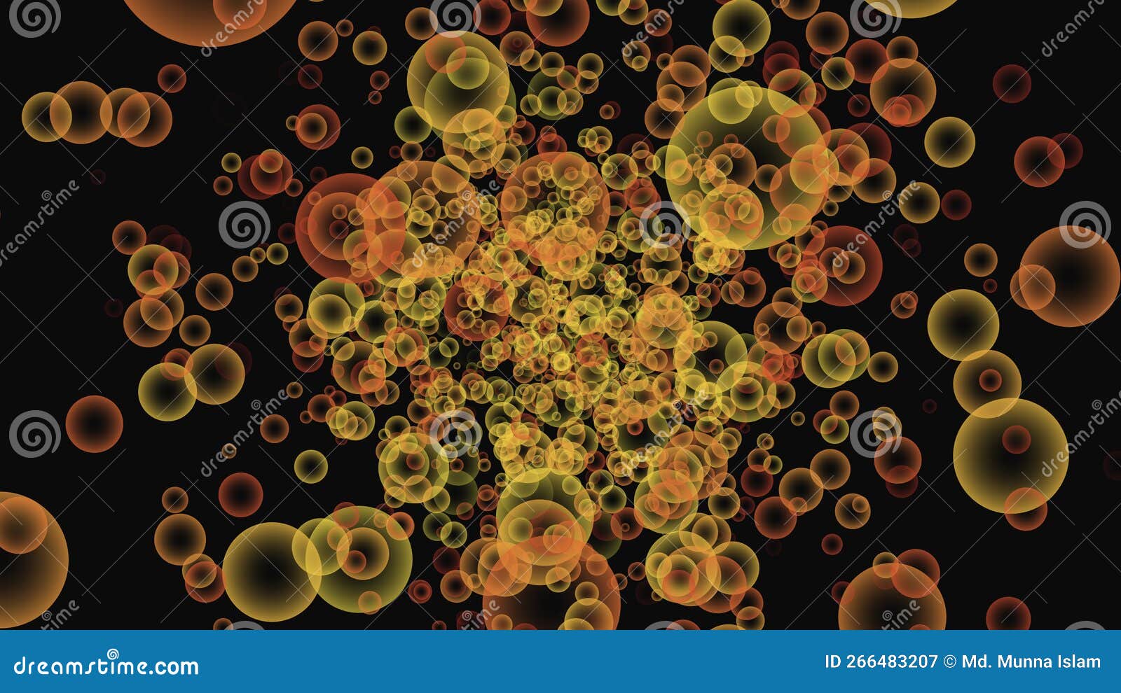 Hot Circular Cells. Cells Colors. Beautiful Abstraction. Stock ...