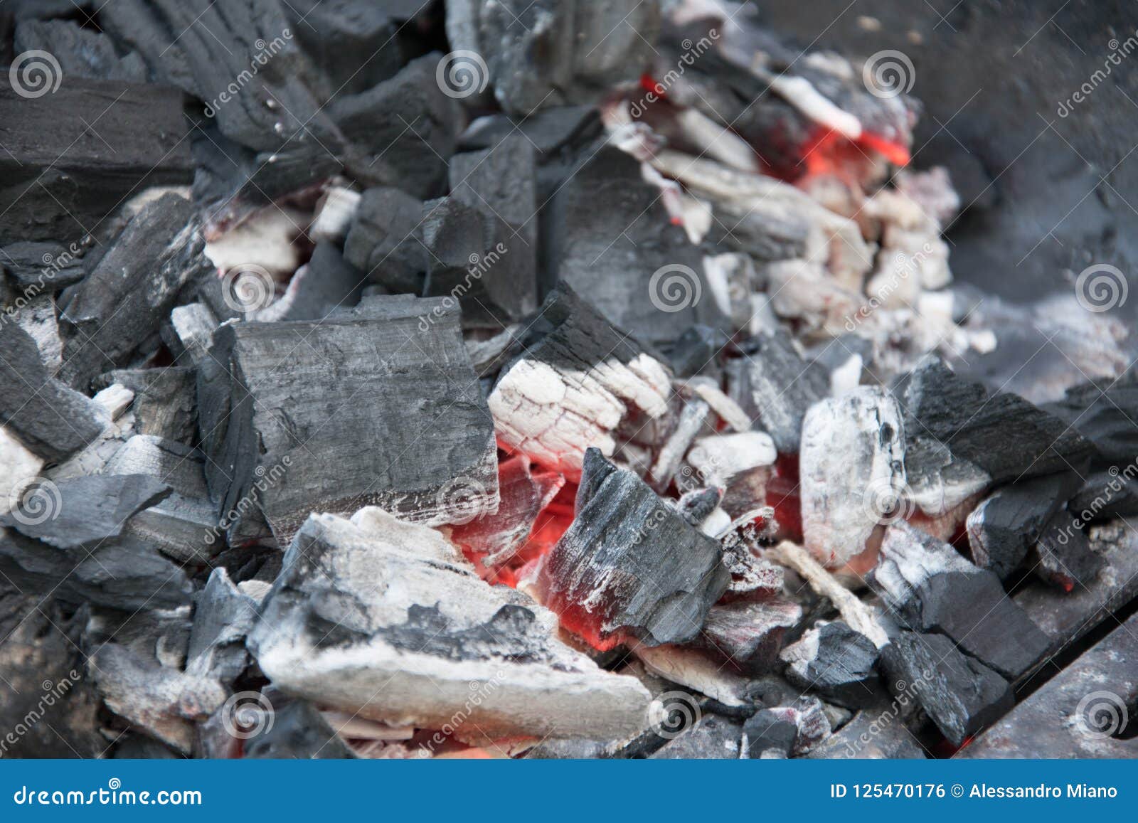 Hot coals for grill stock photo. Image of closeup, coals - 125470176