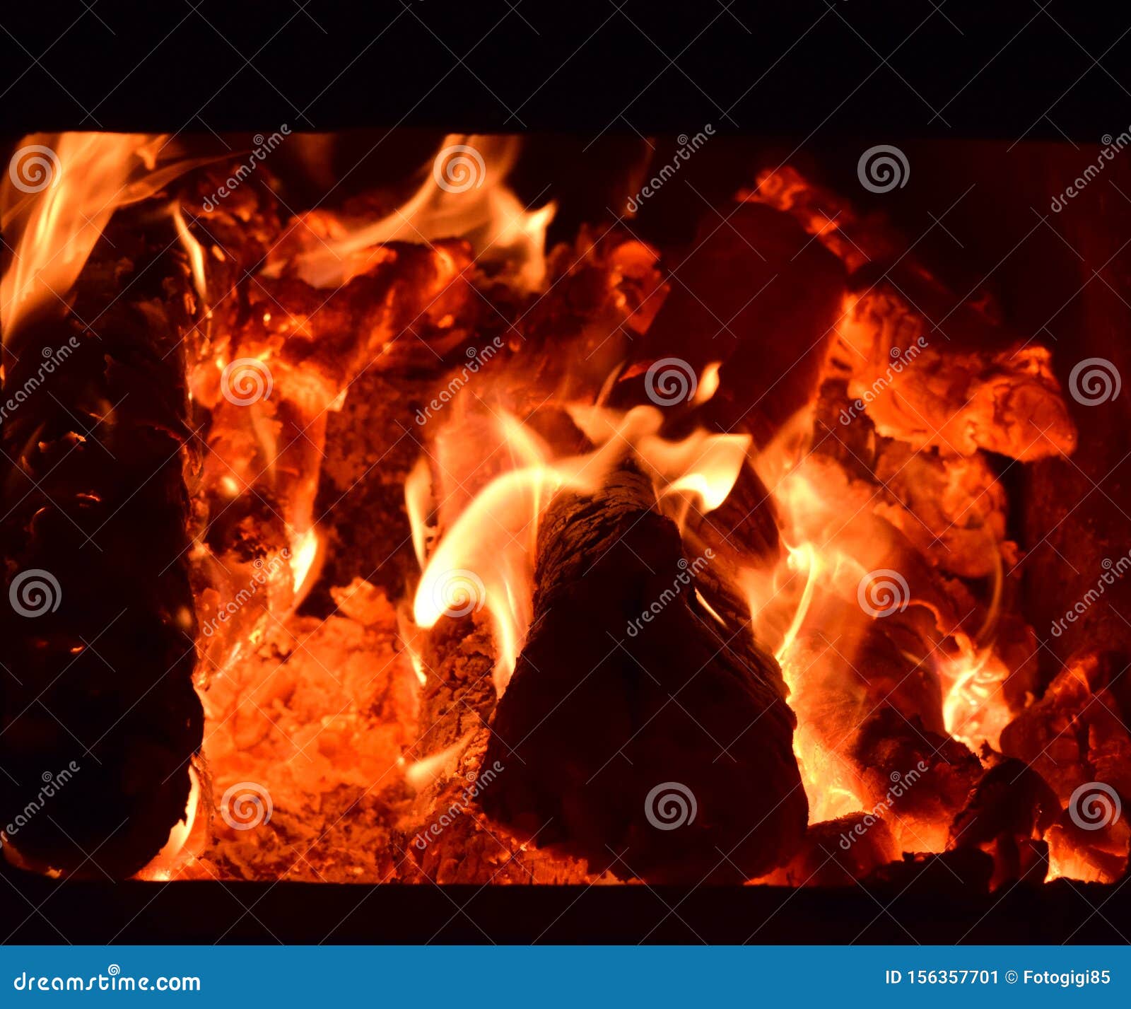 Hot in the stove stock image. Image of climate, glow - 156357701