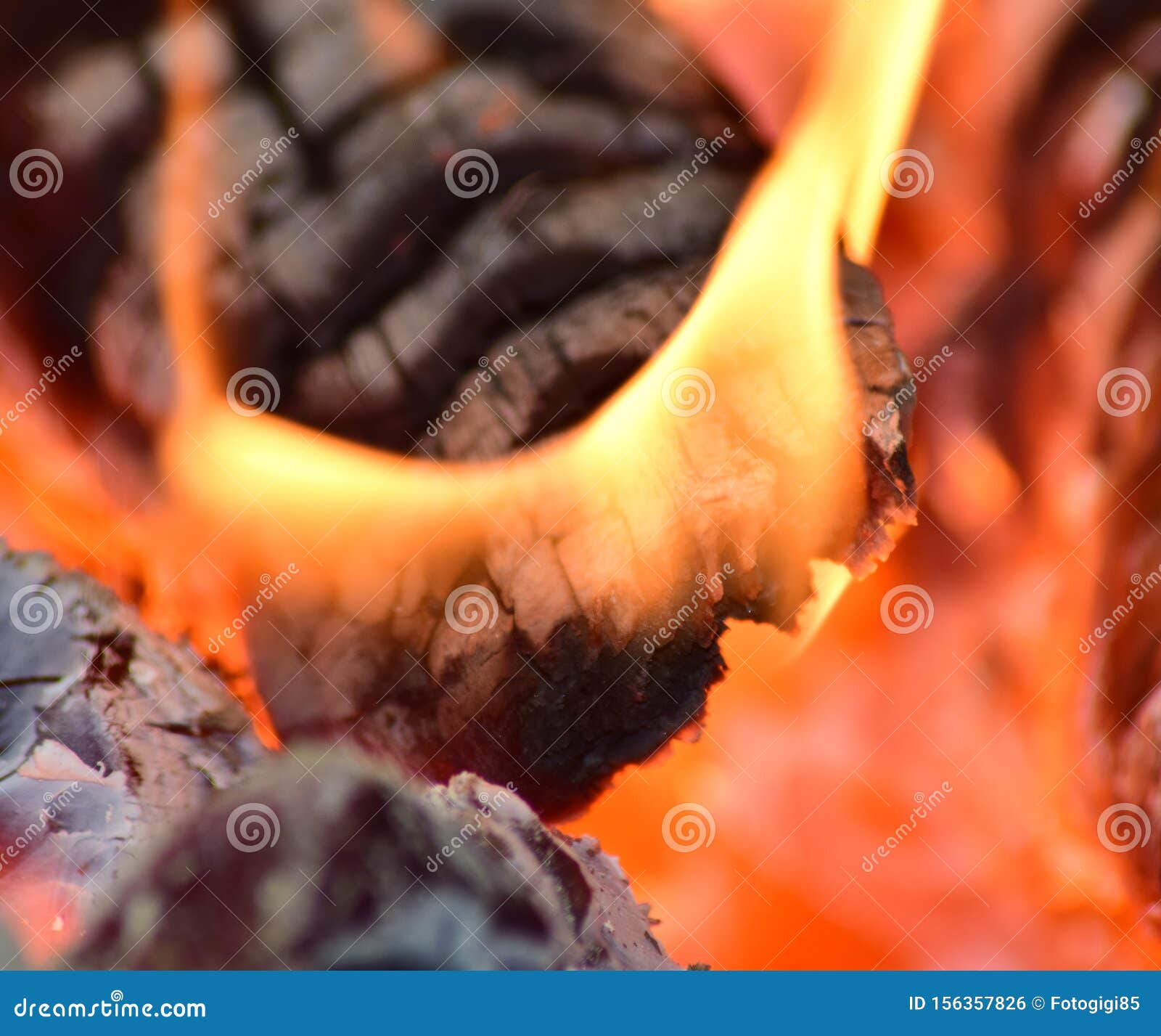 Hot in the stove stock photo. Image of alarm, burn, fire - 156357826