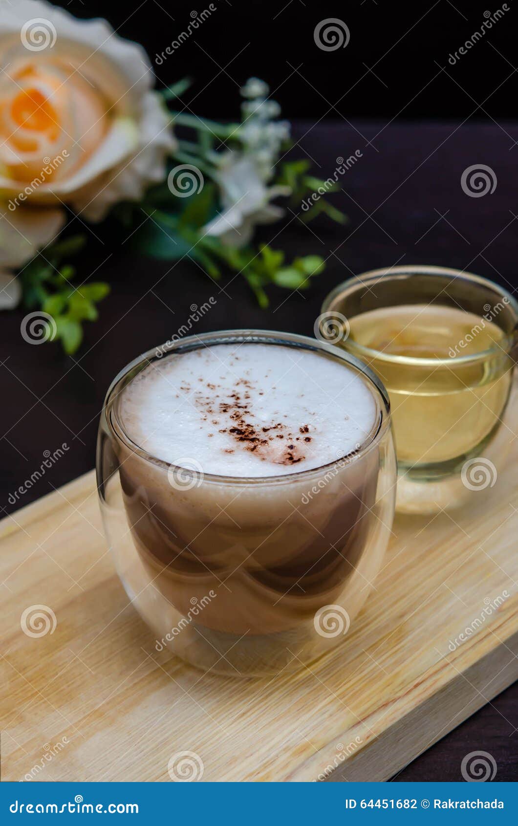 Hot cofee stock photo. Image of brown, mocha, glass, foam - 64451682