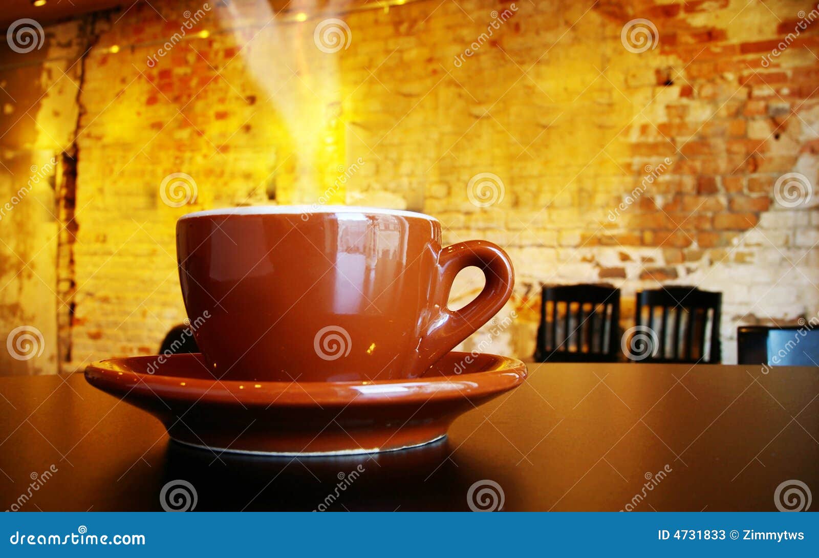 Hot coffee stock image. Image of coffee, enjoy, table - 4731833