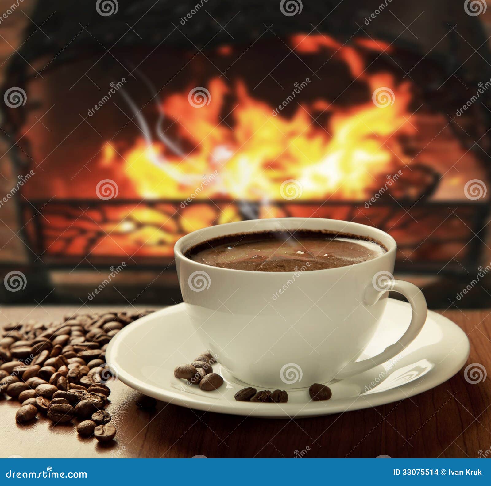 Hot coffee stock photo. Image of evening, roasted, arabica - 33075514
