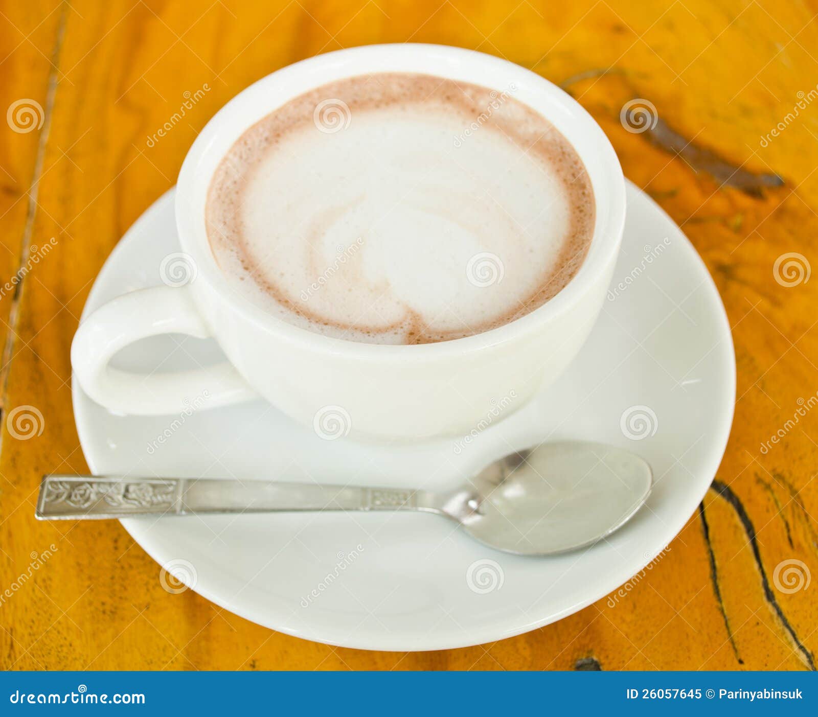 Hot Coffee in Cup with Plate Stock Image - Image of refreshment, table ...
