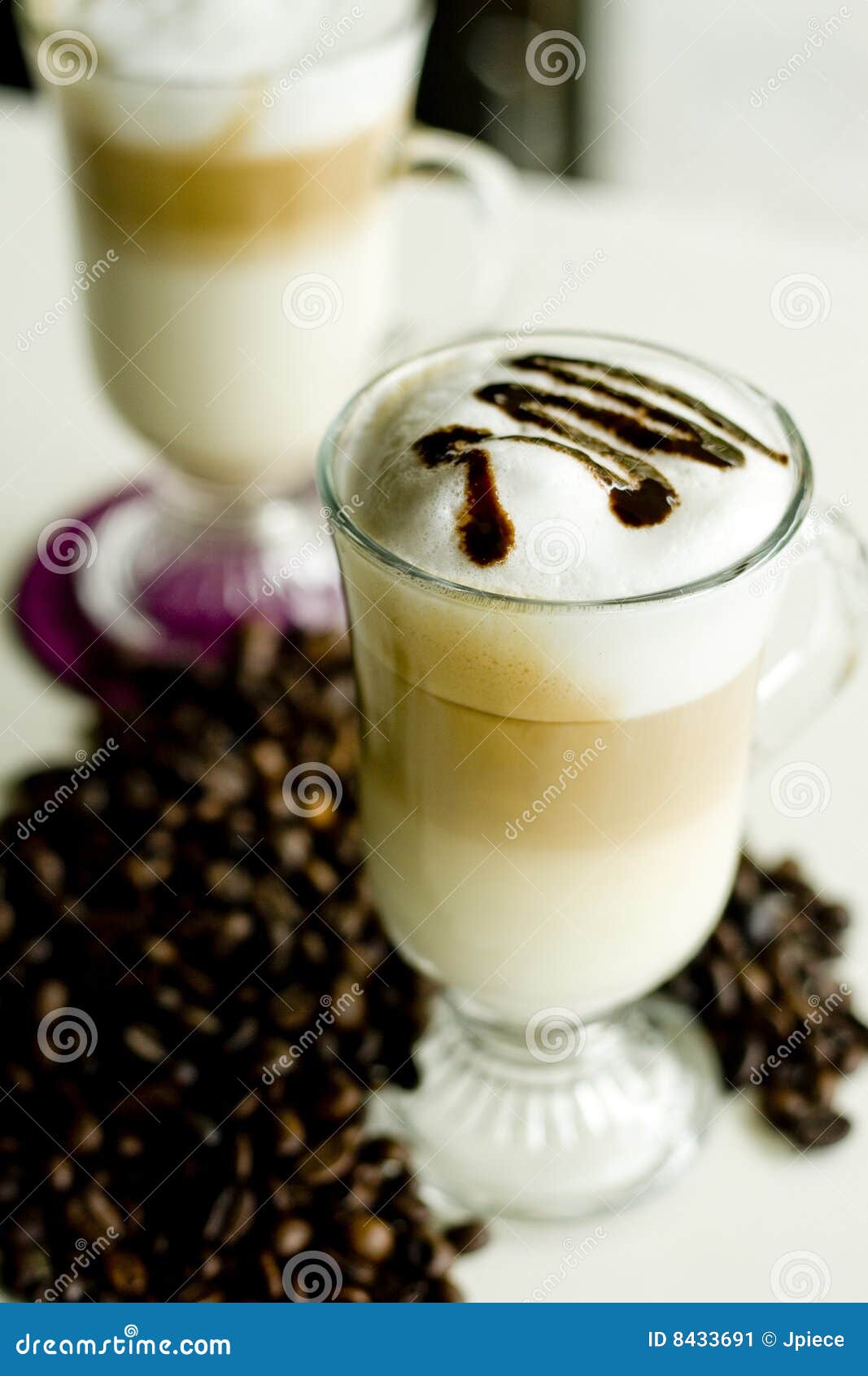 Hot coffee Latte stock image. Image of drink, coffee, beverage - 8433691