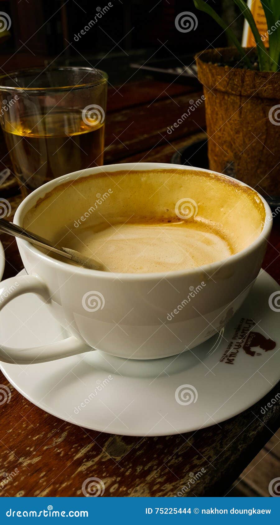 Hot coffee stock photo. Image of morning, hotcoffee, coffee - 75225444
