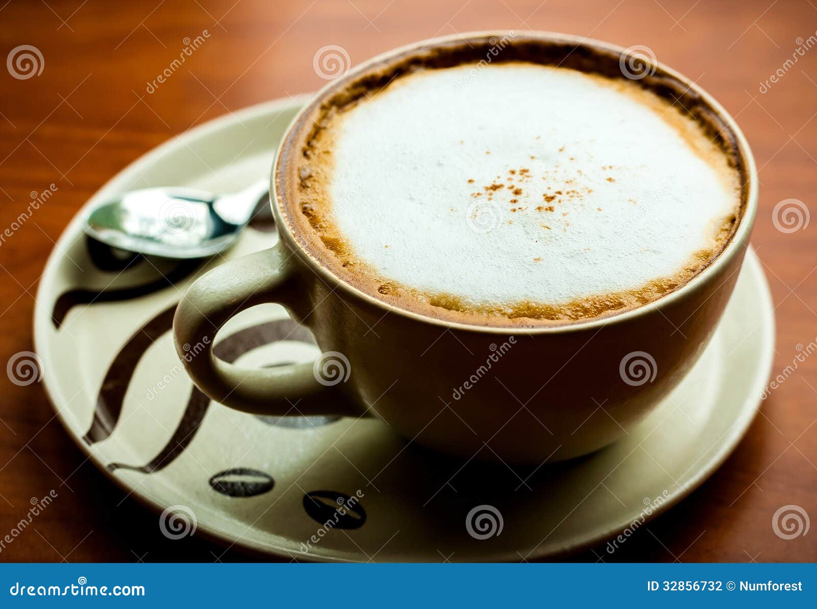 Hot coffee stock photo. Image of cappucino, arabica, white - 32856732