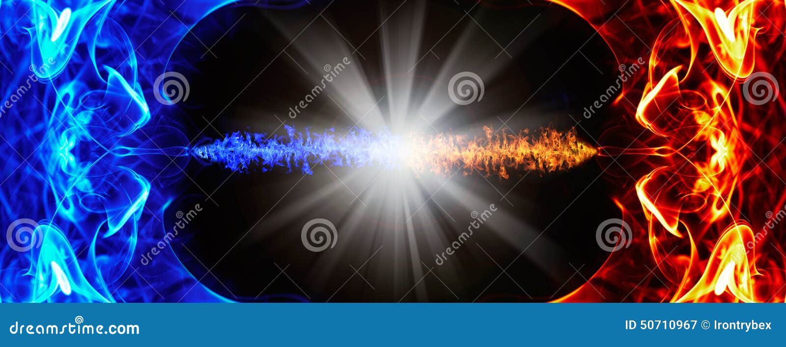 Hot and cold stock illustration. Illustration of painted - 50710967