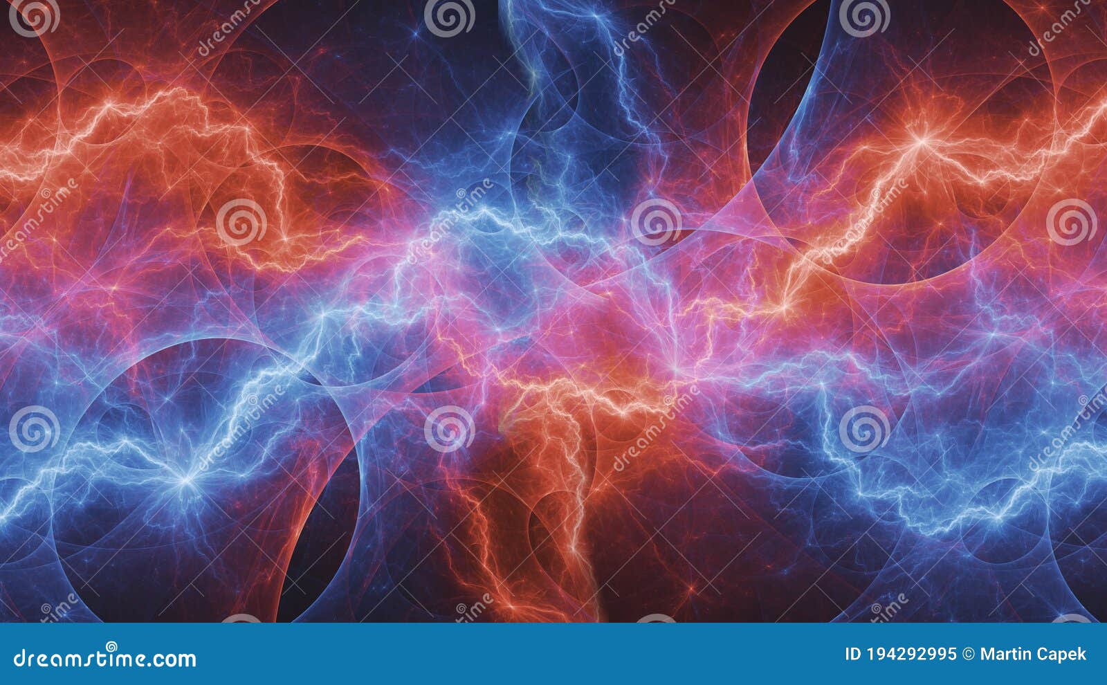 Hot and Cold Fractal Lightning Stock Image - Image of lightning, flare ...