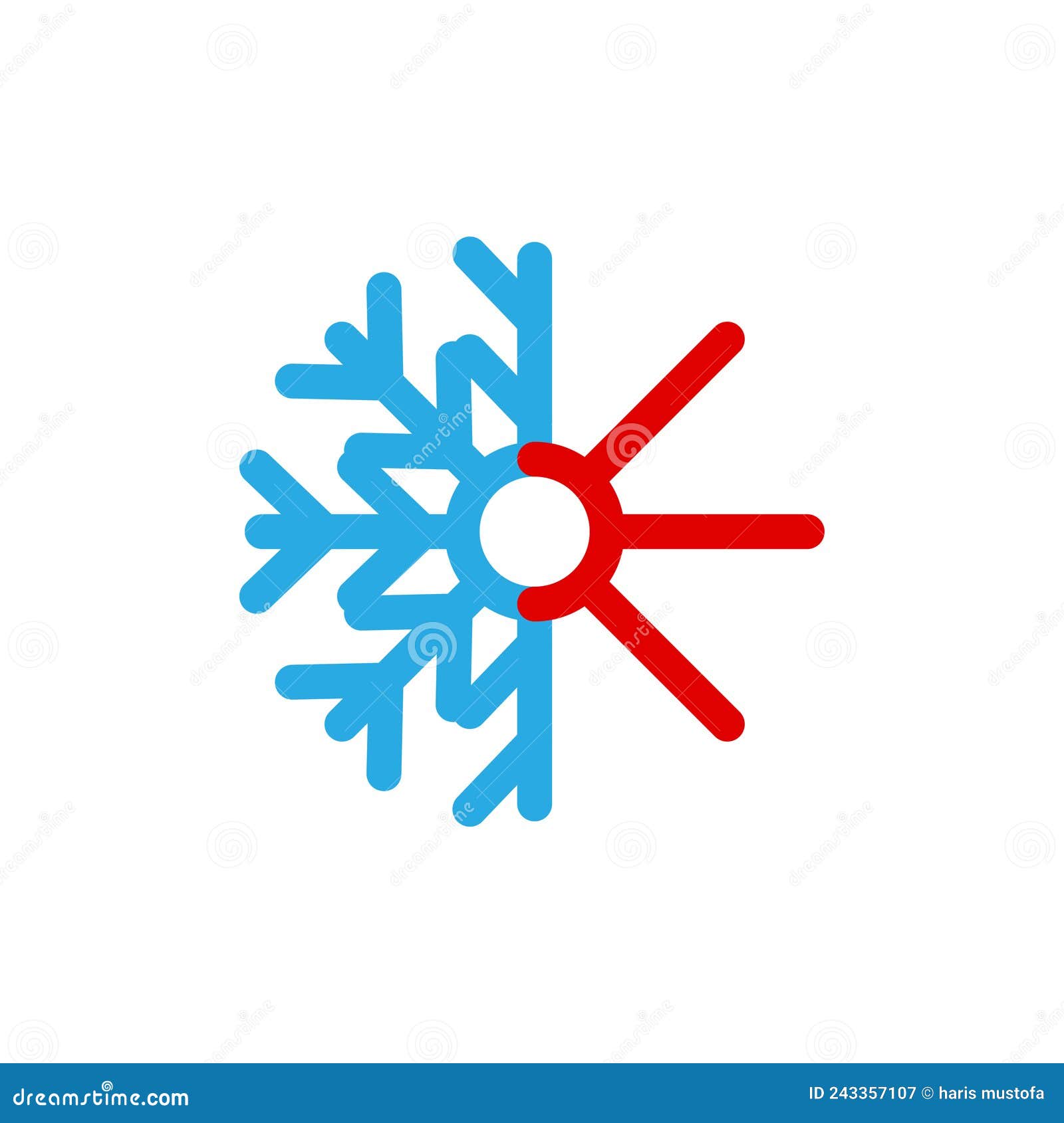 Hot and Cold Icon Design Template Vector Isolated Illustration Stock ...