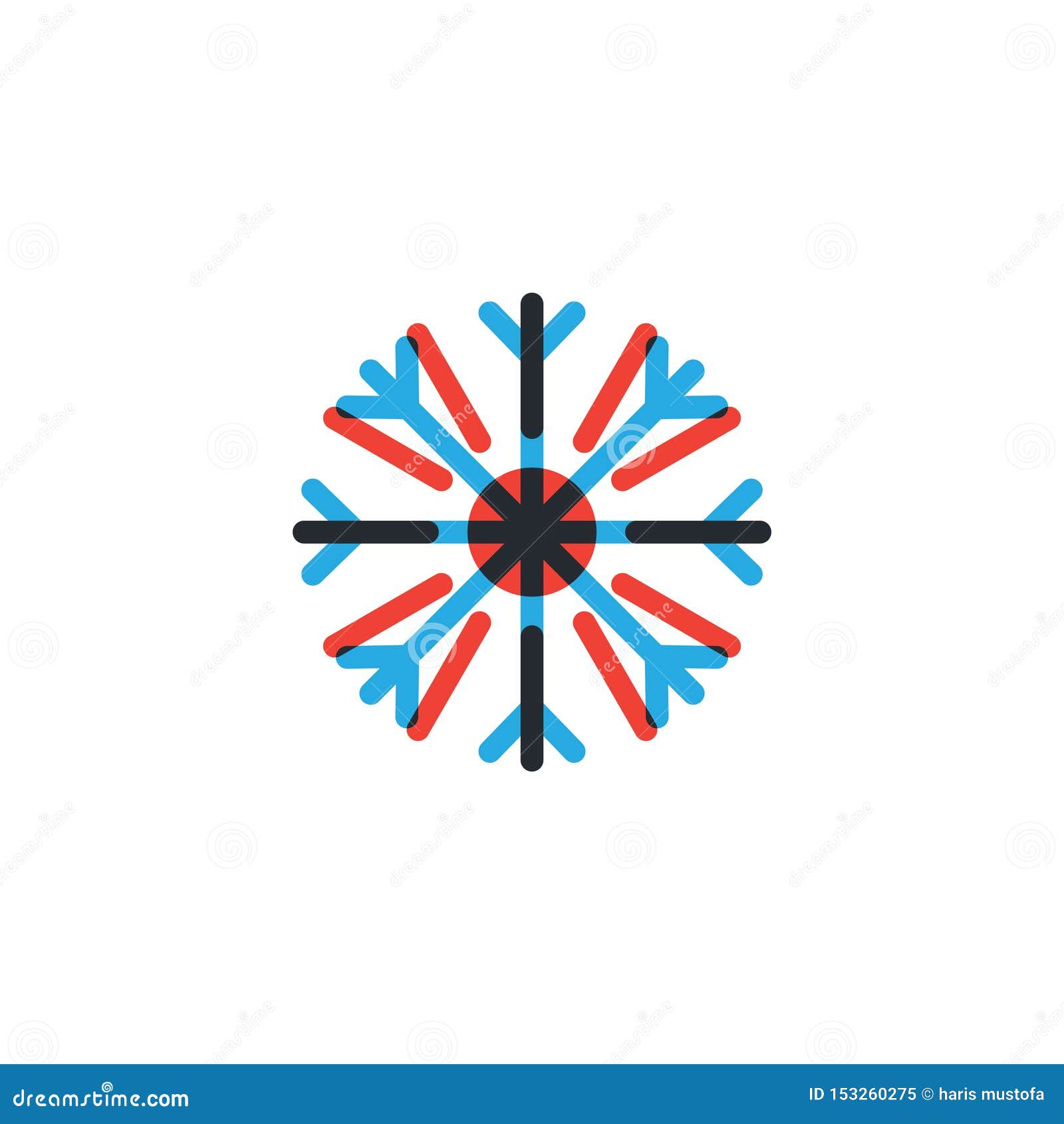 Hot and Cold Icon Graphic Design Template Stock Vector - Illustration ...