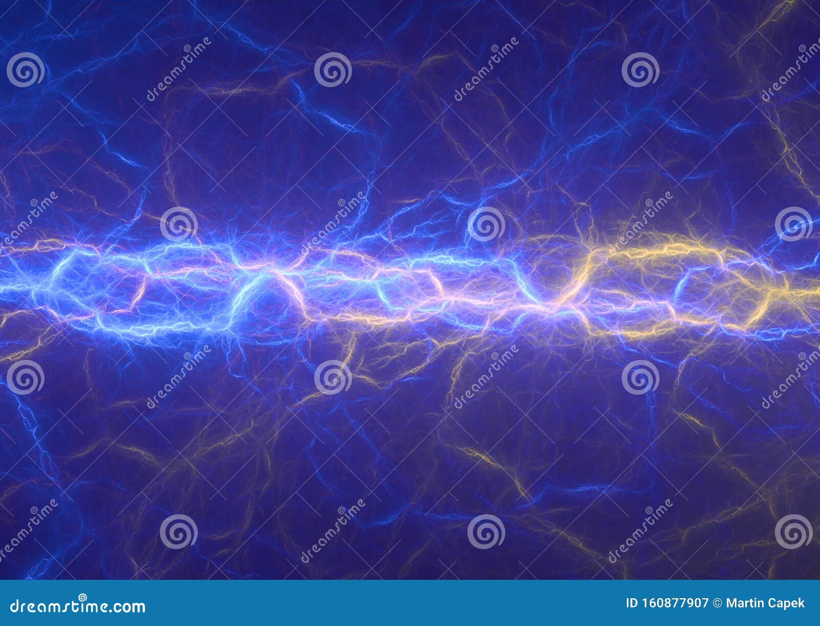Hot and Cold Lightning Plasma Stock Illustration - Illustration of ...