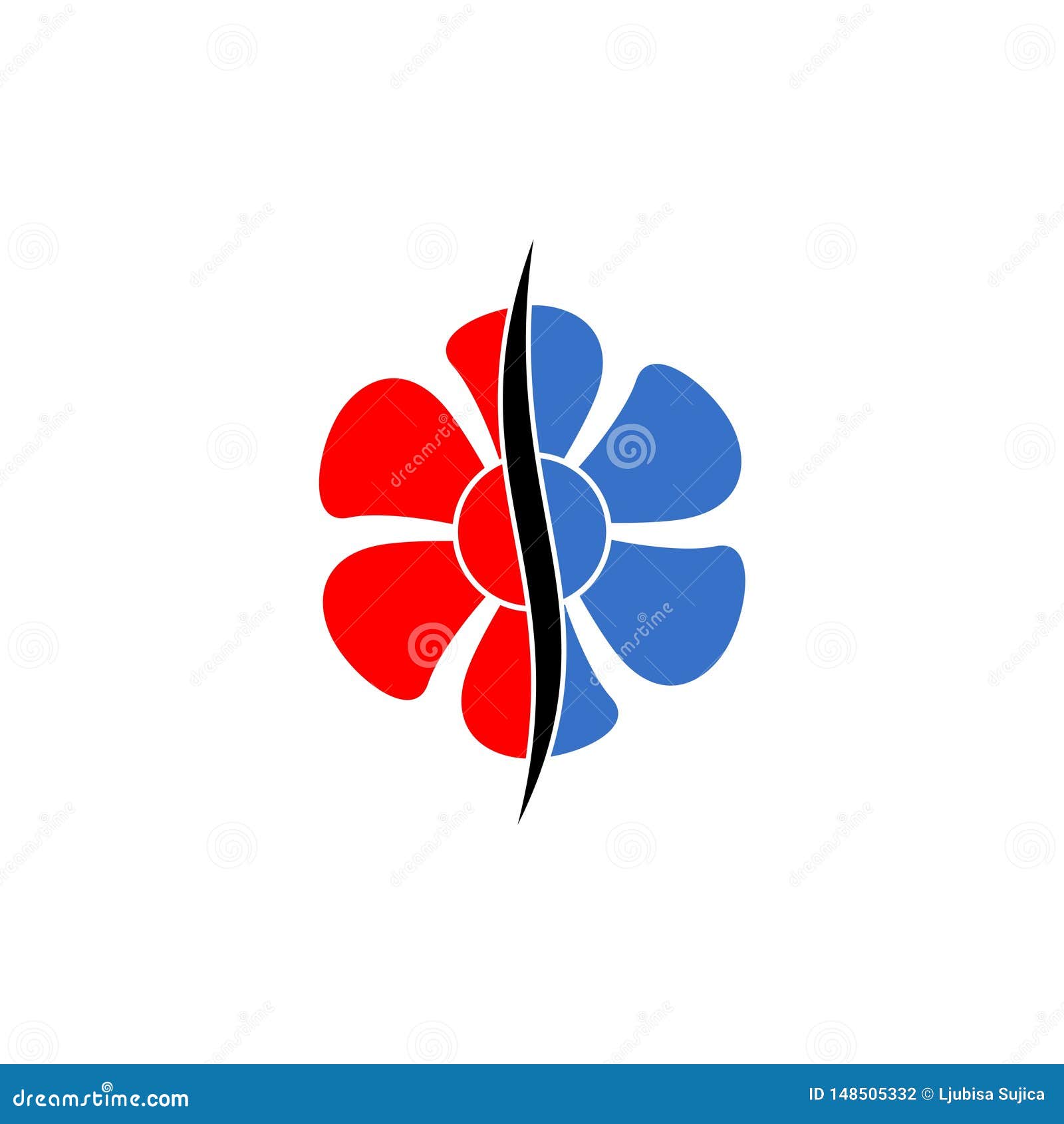 Hot and Cold Service logo stock vector. Illustration of heater - 148505332