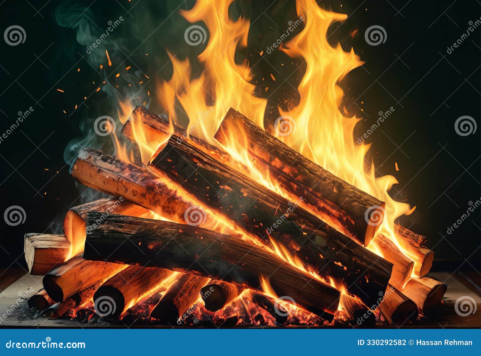 Hot Color of Fire Background Stock Illustration - Illustration of fire ...
