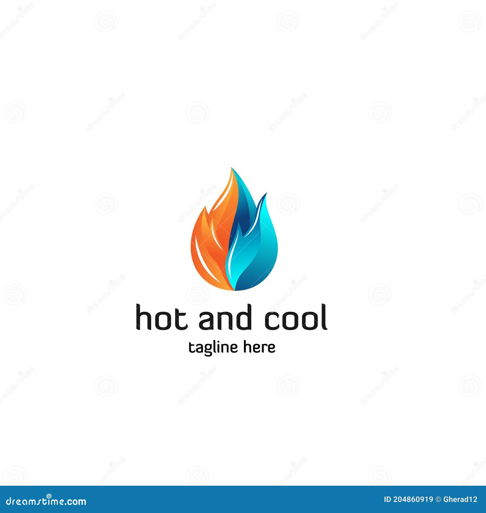 Hot and coo logo stock illustration. Illustration of honey - 204860919